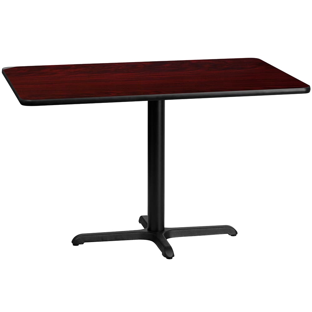 Flash Furniture XU-MAHTB-3048-T2230-GG Rectangular Dining Height Table ...