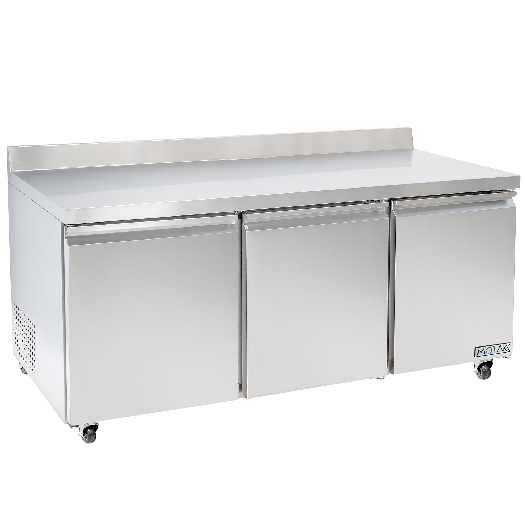 MoTak MWF-72-HC 71 7/10" W Worktop Freezer w/ (3) Sections & (3) Doors ...