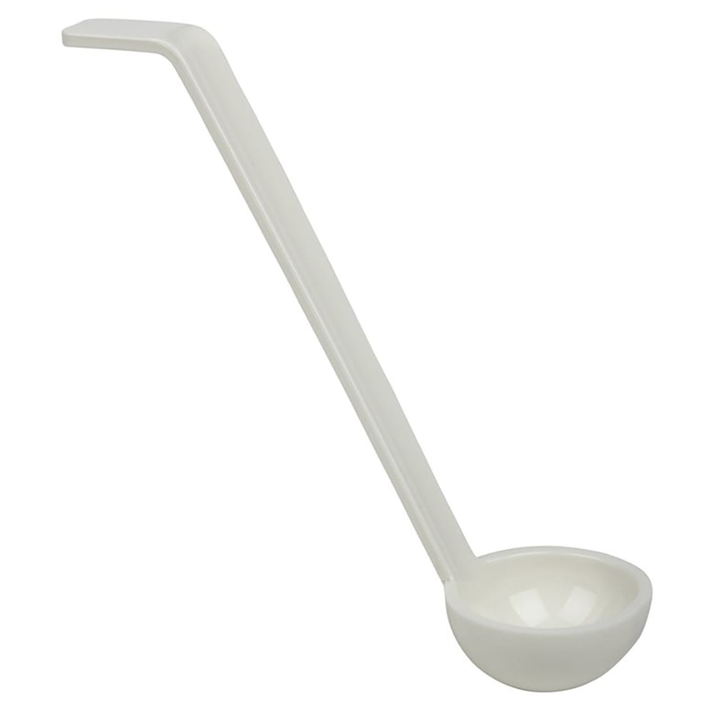 Cambro LD85148 3/4 oz Camwear® Salad Dressing Ladle - Plastic, White