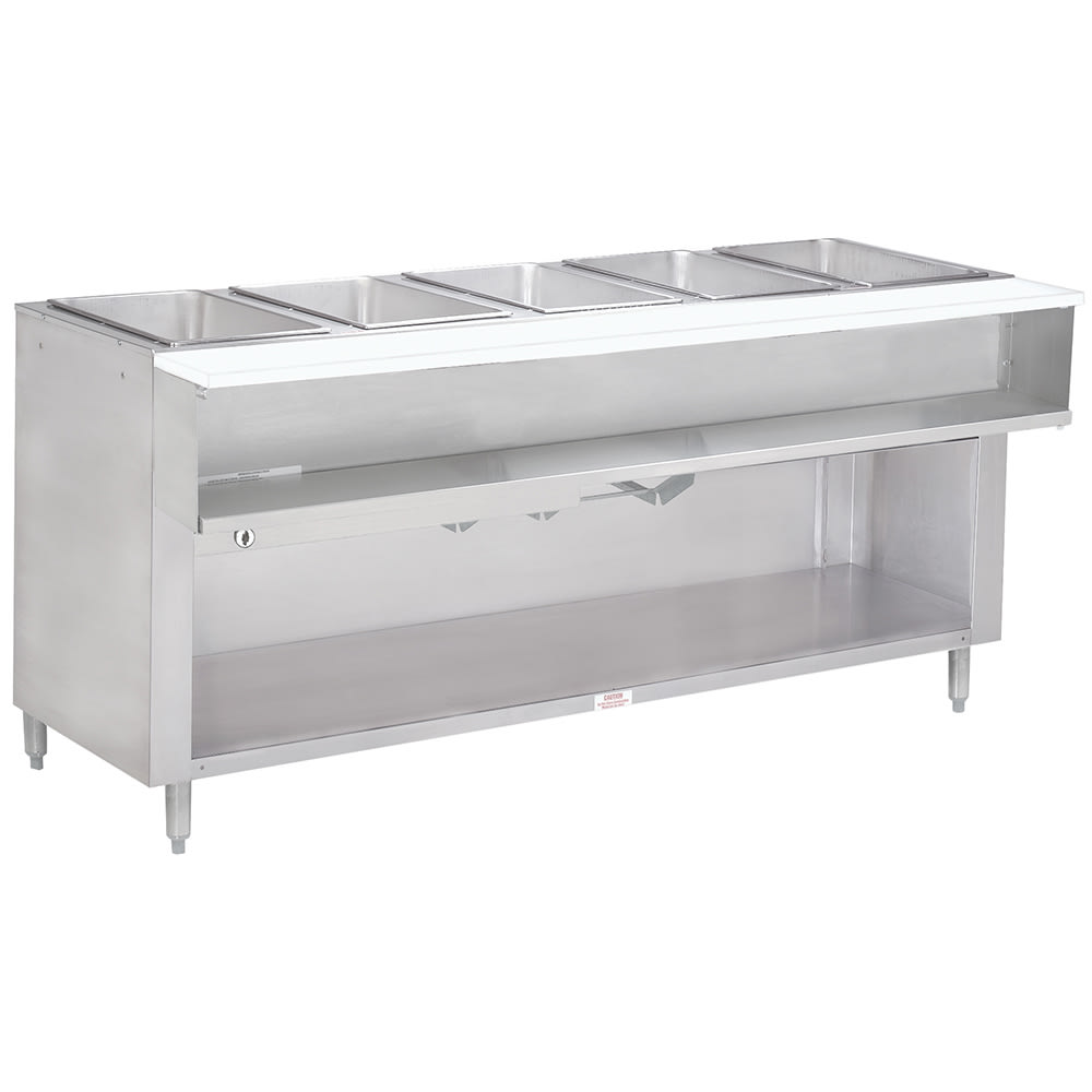 Advance Tabco WB-5G-NAT-BS 77 3/4" Hot Food Table w/ (5) Wells ...