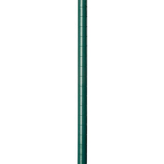 StoreIt 84" Stationary Shelving Post w/ 1" Increment Grooves, Green ...