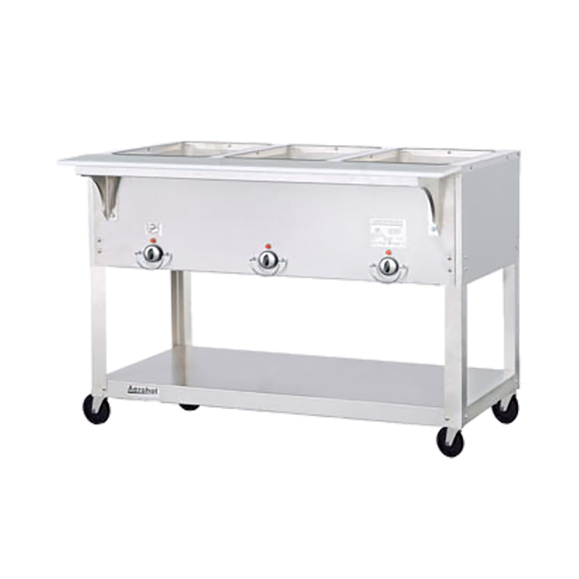 Duke EP303SW 44 3/8" Hot Food Table w/ (3) Wells & Cutting Board, 208v/1ph