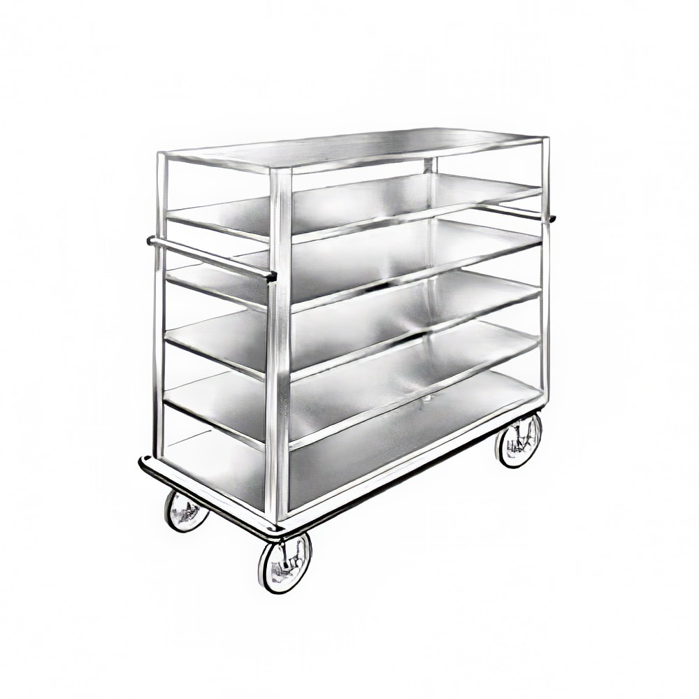 FWE UC-60-609AL Queen Mary Cart - 6 Levels, 2000 lb. Capacity, Aluminum ...