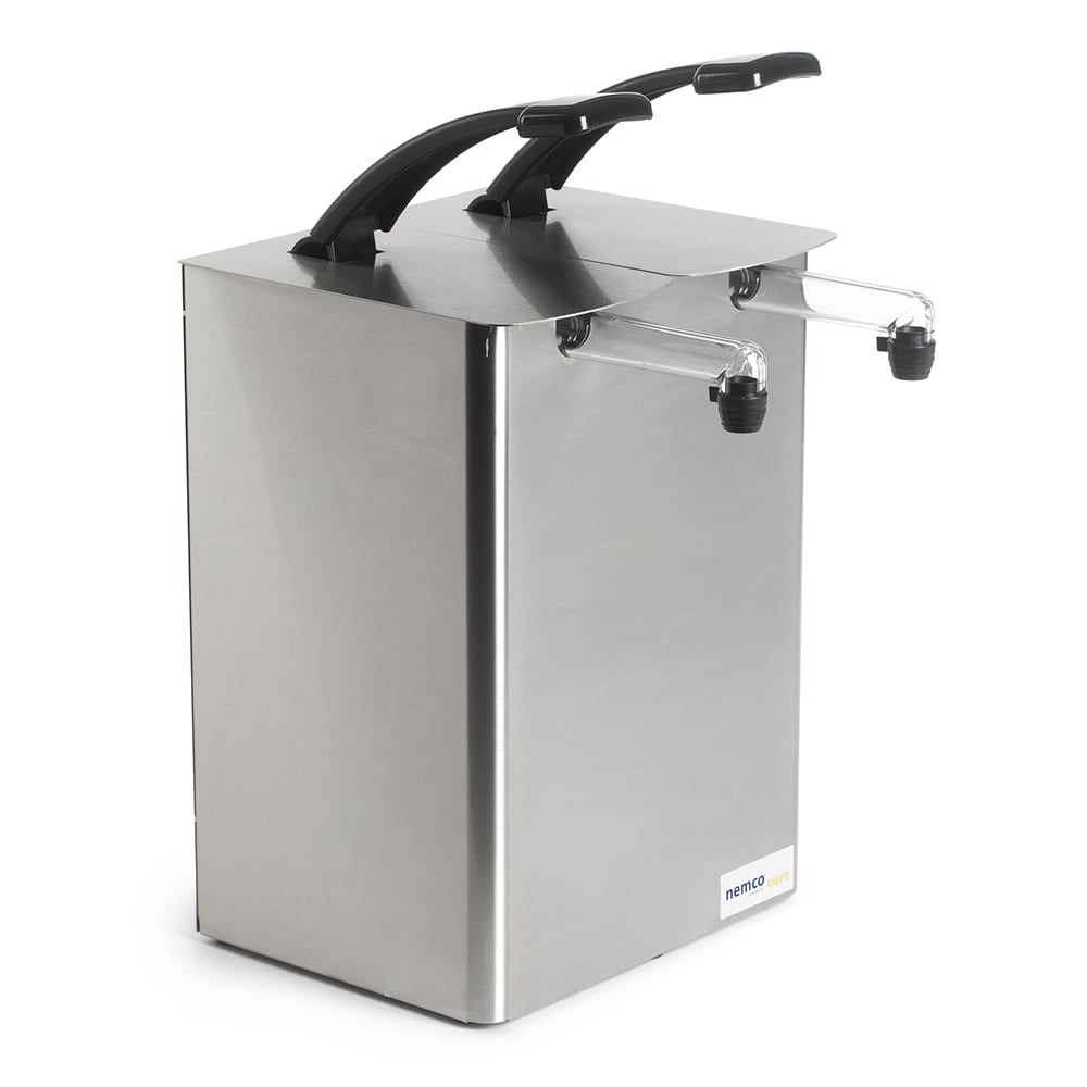 Nemco 10964 Countertop Condiment Dispenser w/ (4) Pumps - For 1 1/2 gal ...