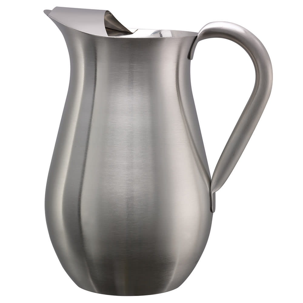 Service Ideas 67 3/5 oz Stainless Steel Pitcher w/ Ice Guard (WPB2BS)