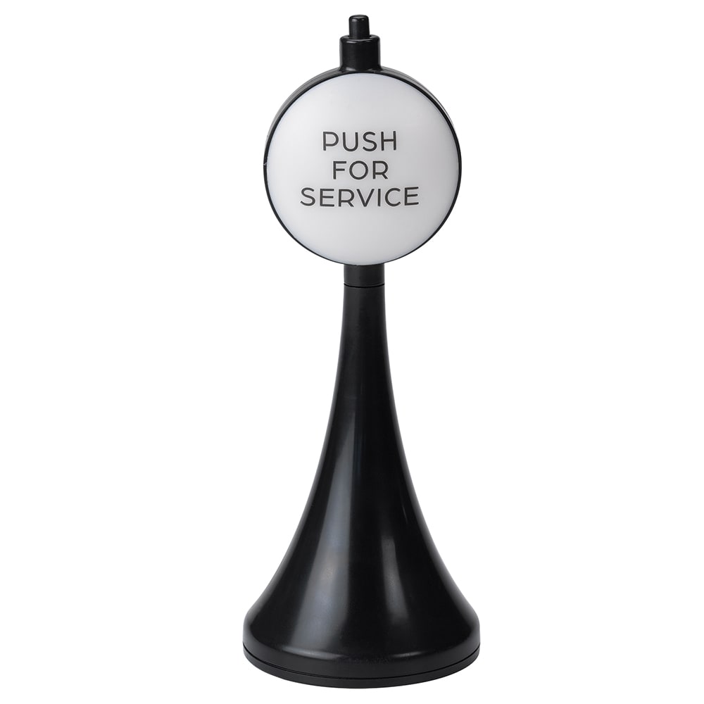 Service Ideas Tabletop Service Light w/ Push Button - Plastic, Black ...