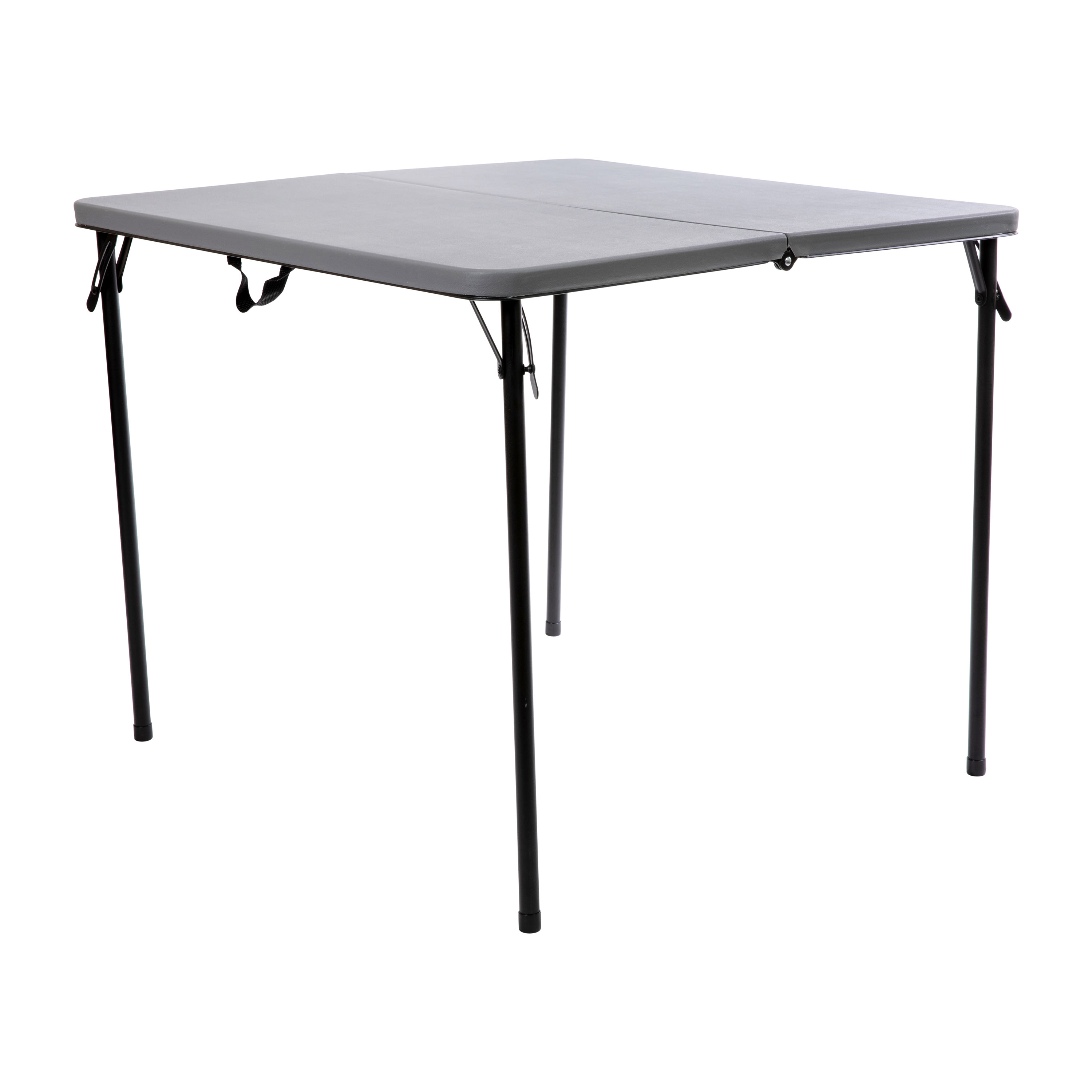 Flash Furniture DAD-LF-86-GY-GG 34" Square Folding Table w/ Gray ...