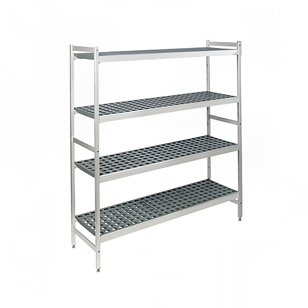 Fermod 4R59C71 Fermostock® Polymer Louvered Shelf Kit - 59"W x 22"D x 71"H