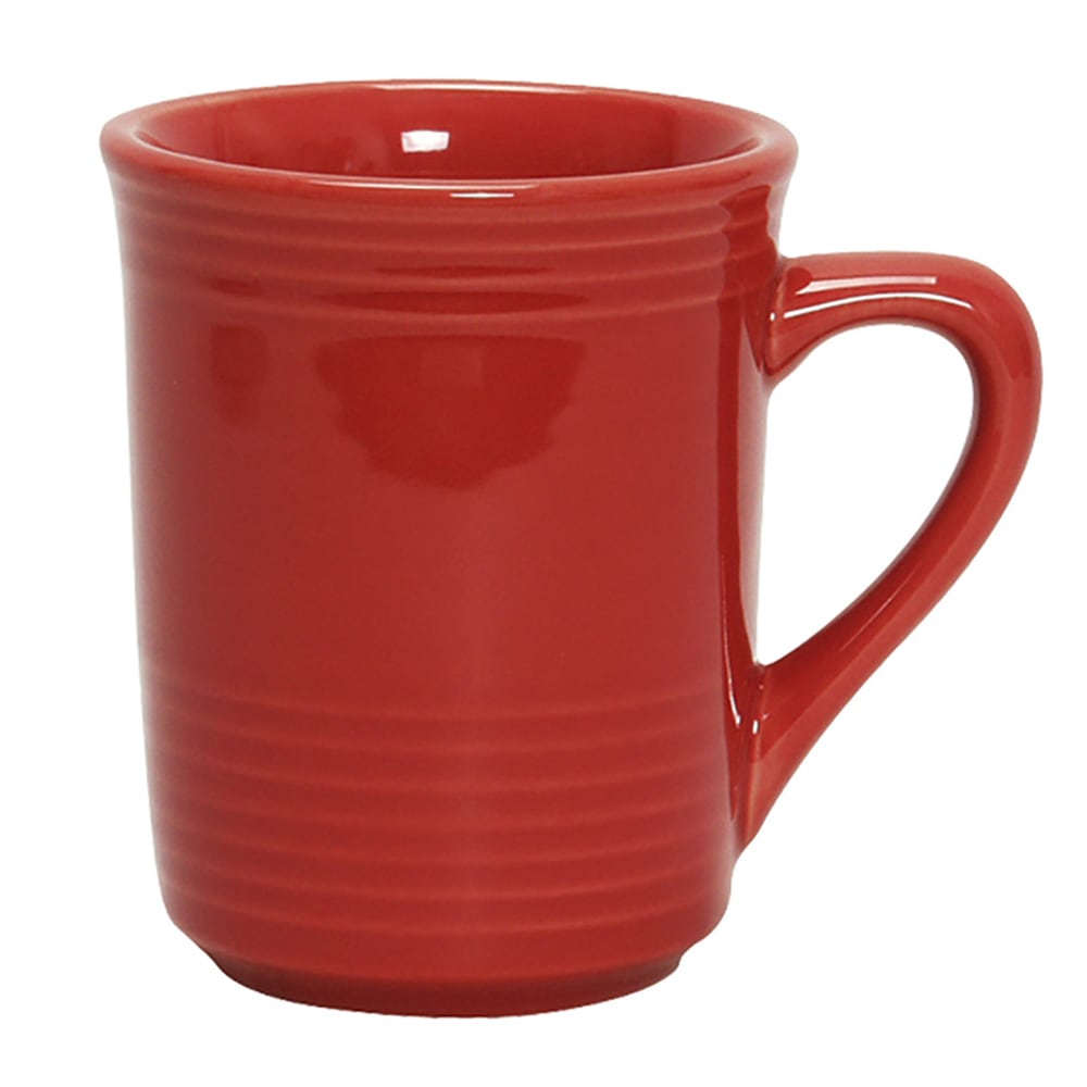 Tuxton CQM-085 8 oz Concentrix®© Gala Mug - Ceramic, Cayenne