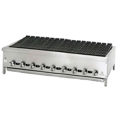 Jade Range 54" Gas Charbroiler w/ Cast Iron Grates, Natural Gas (JB-54)