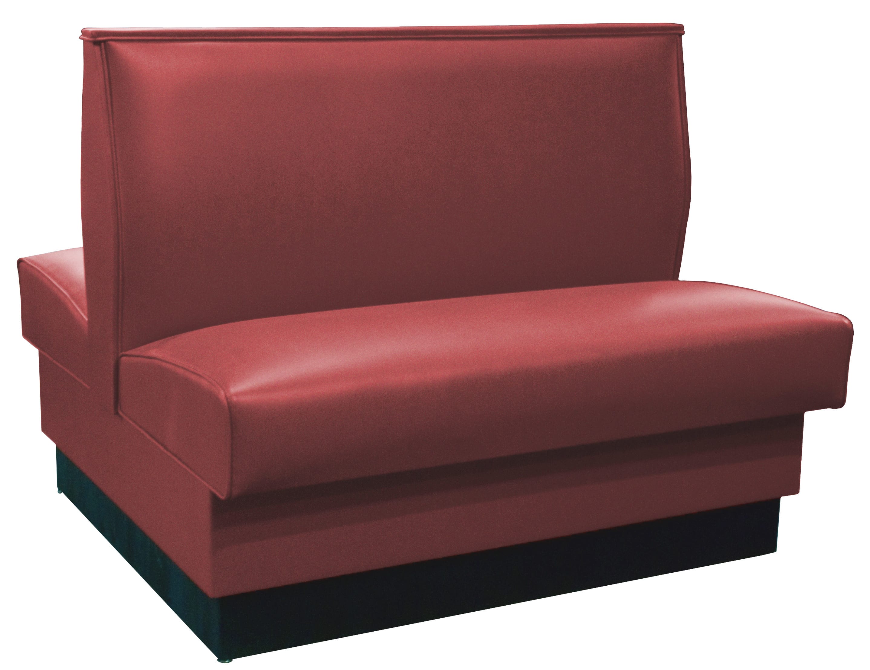 American Tables & Seating Double Restaurant Booth - Smooth Back, Fully ...