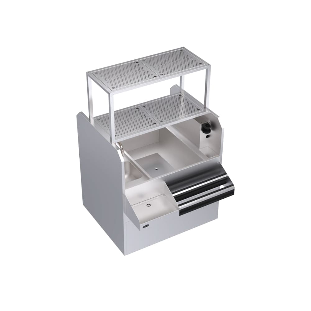 Krowne KRPT-42RP-10 42" Royal Series Cocktail Station w/ 135 lb Ice Bin ...