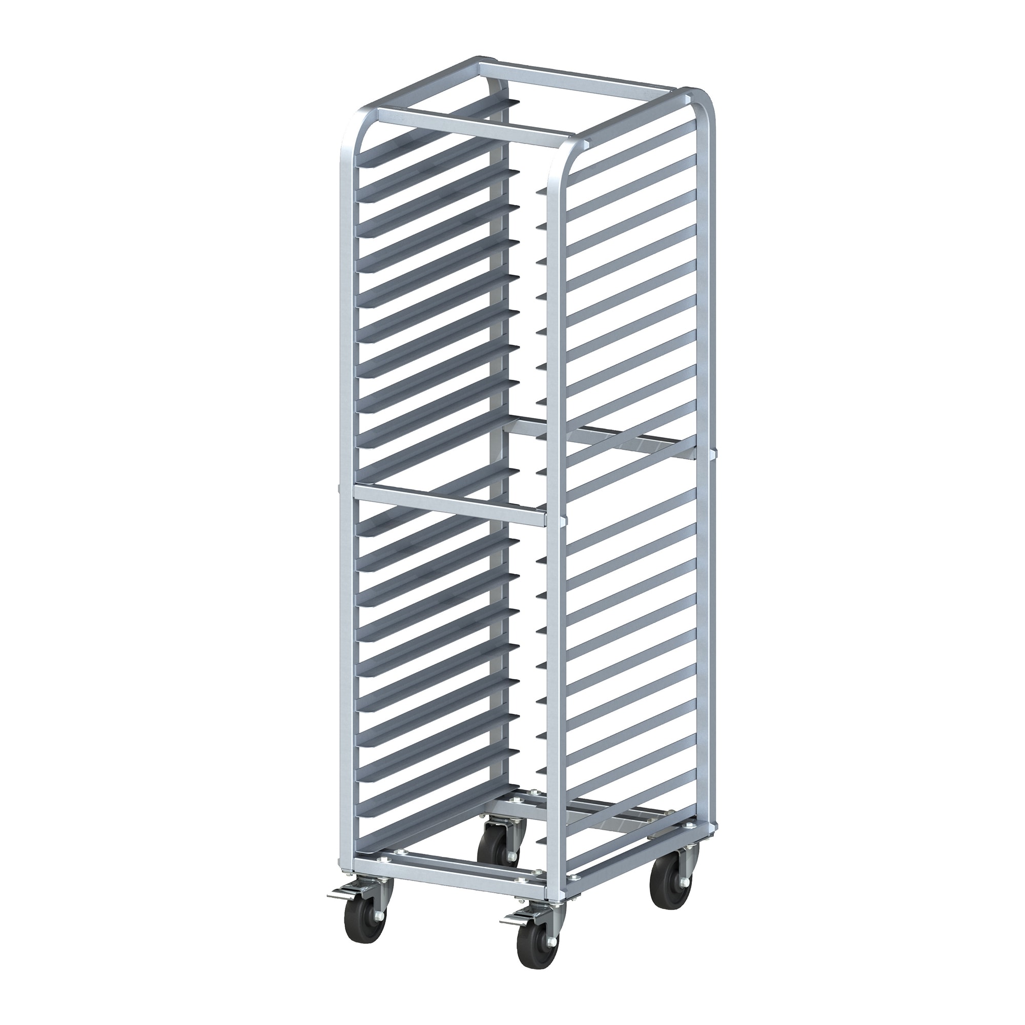 Winco AWRK-20HBK 21 3/4"W 20 Sheet Pan Rack w/ 3" Bottom Load Slides