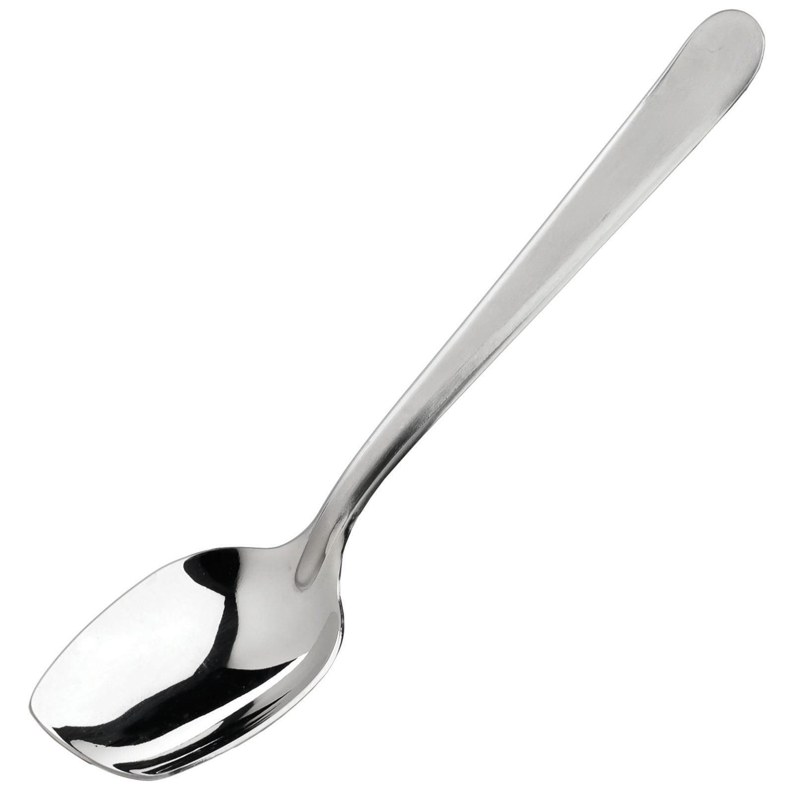 Winco SPS-S8 8" Solid Plating Spoon w/ Stainless Steel Handle ...