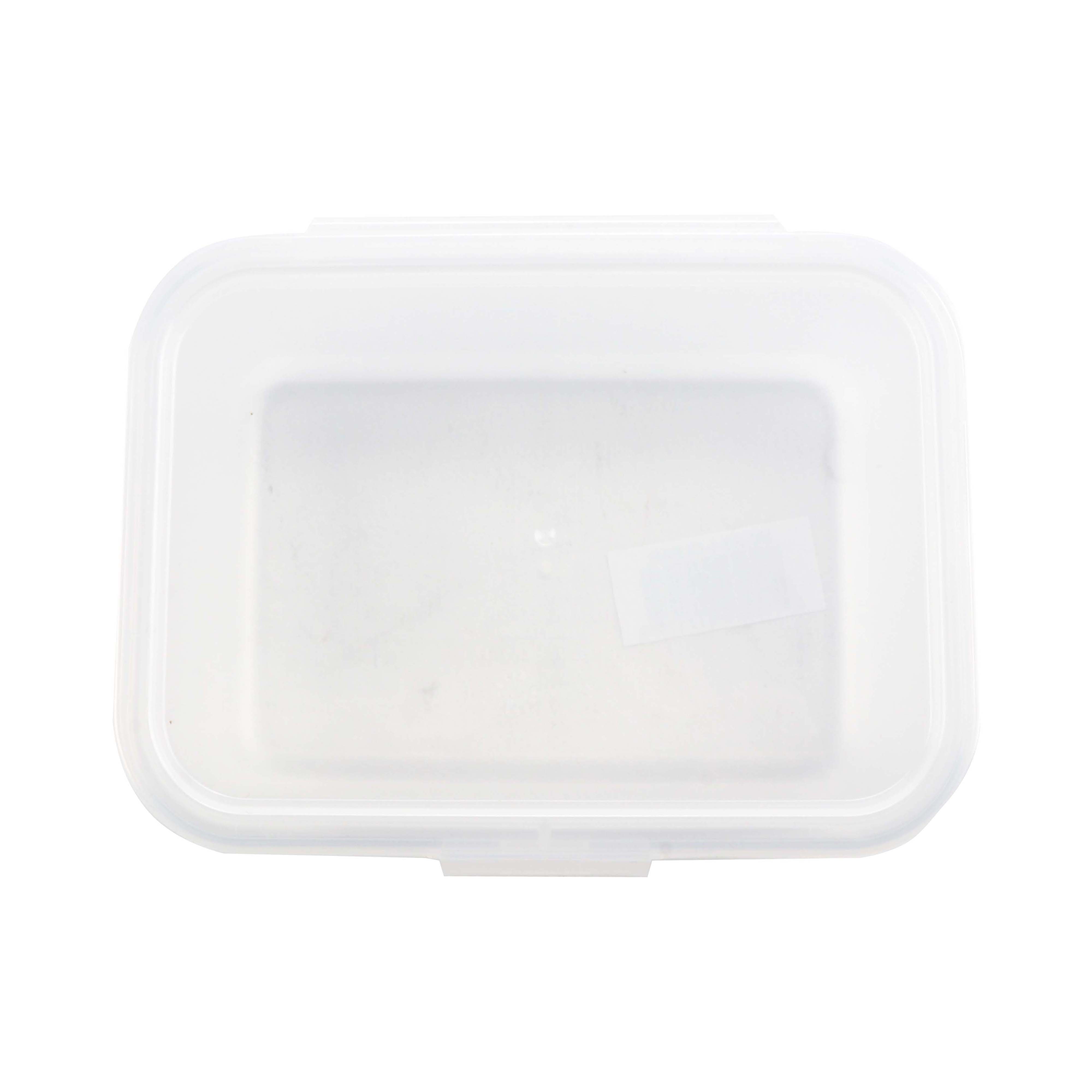 GET 16 9/10 oz Rectangular To Go Food Container, Polypropylene, Clear ...