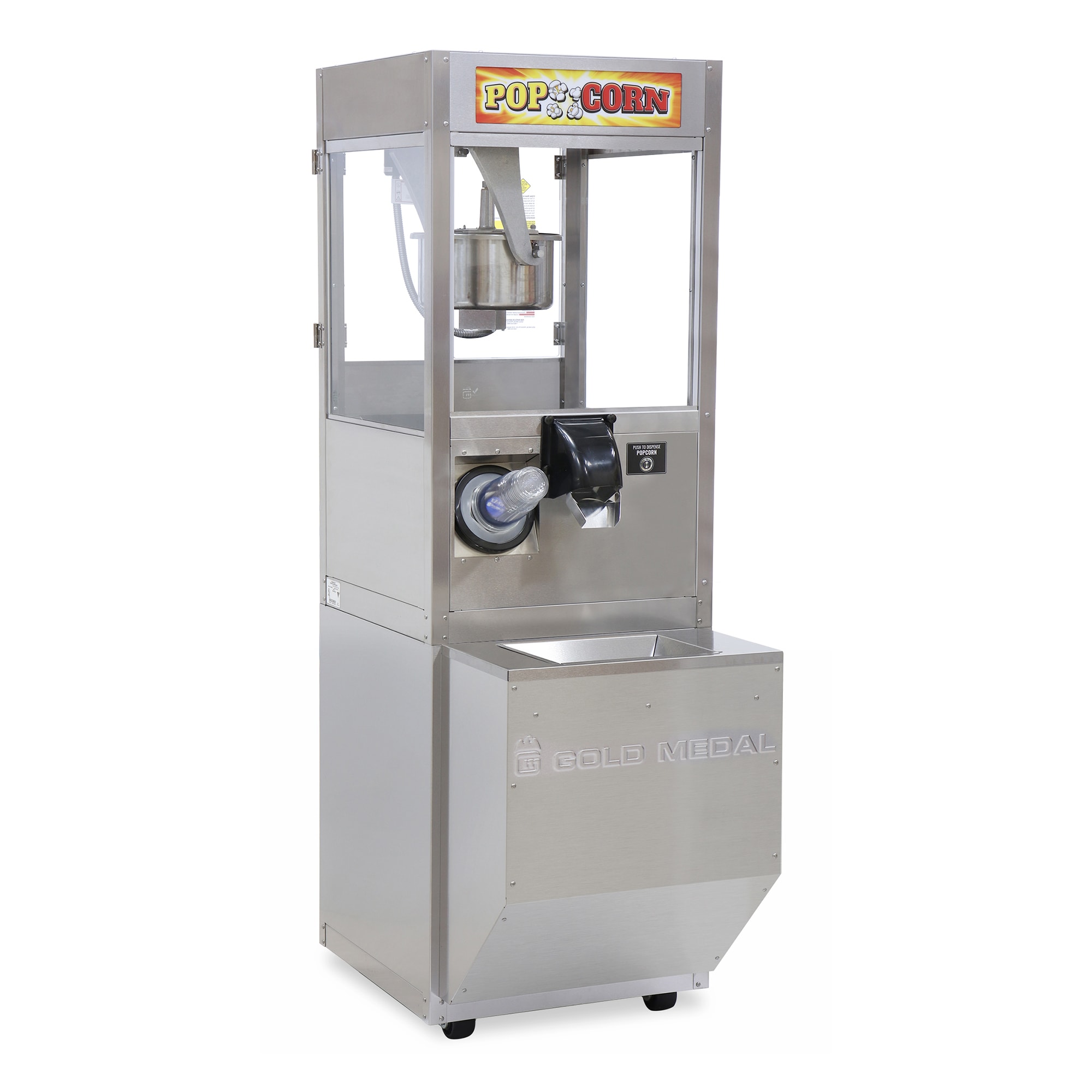 Gold Medal 2776-00-010 ReadyPop® Popcorn Popper Base w/ Storage Cabinet ...