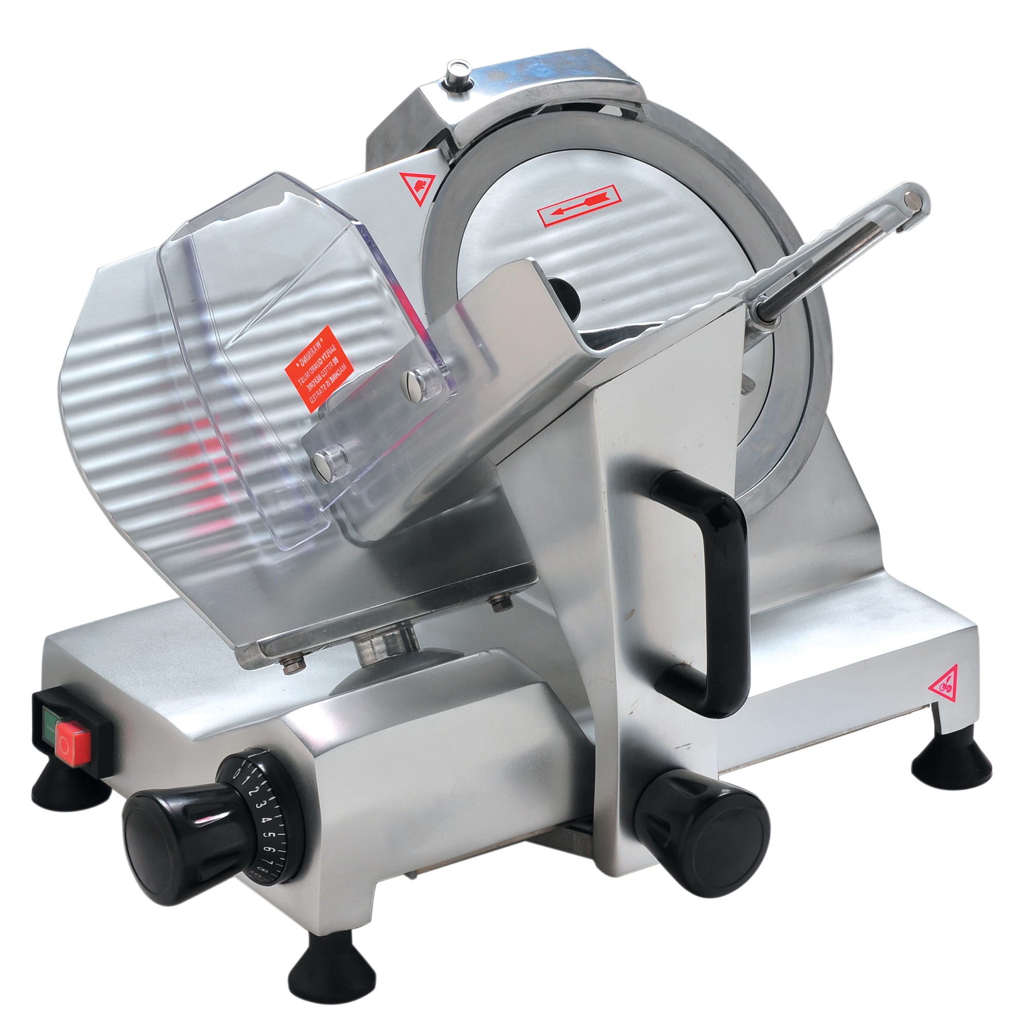 Omcan Manual Food Slicer w/ 10" Blade - Belt Driven, 1/5 hp, 110v (19067)