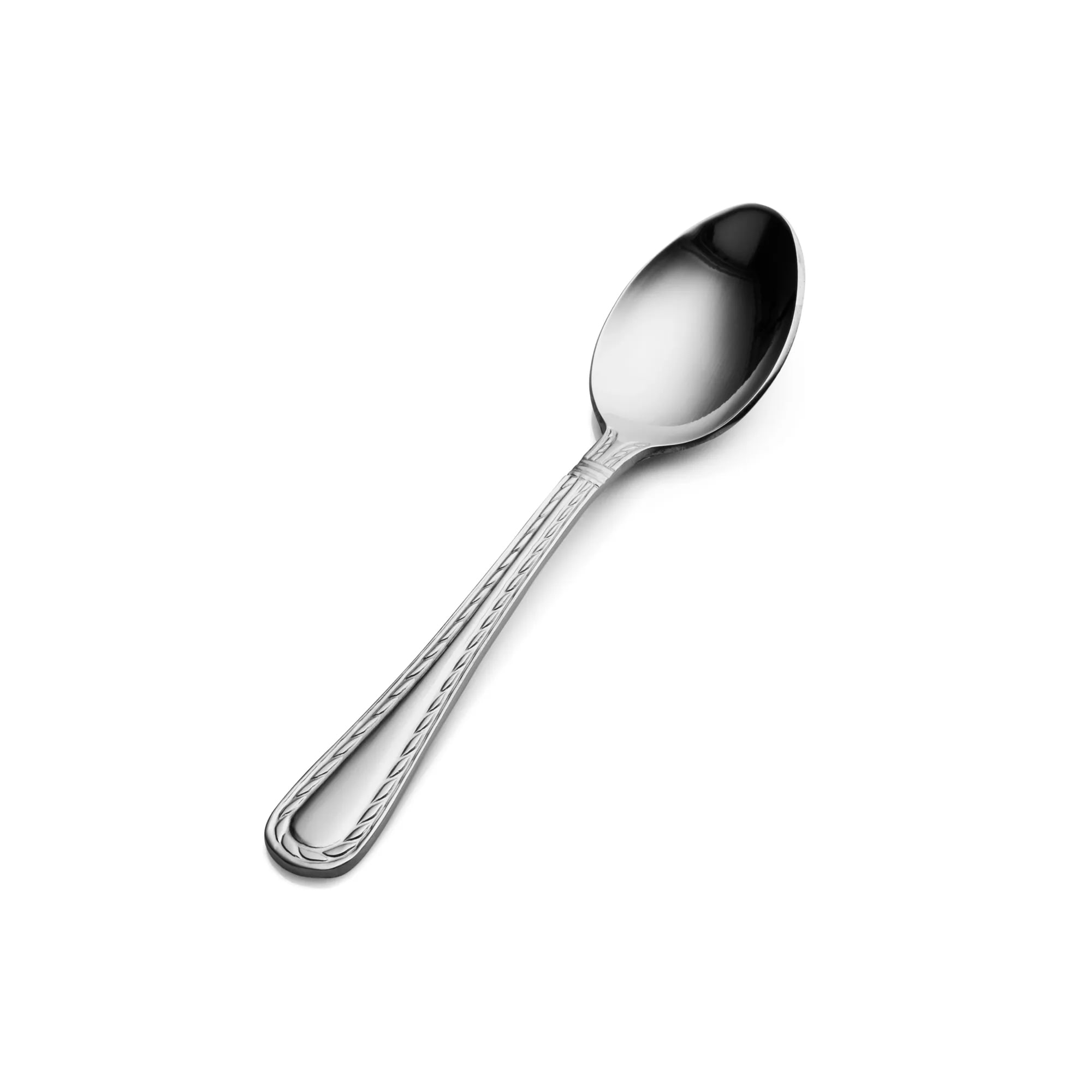 Bon Chef SBS400 6" Teaspoon with 18/0 Stainless Grade, Amore Pattern