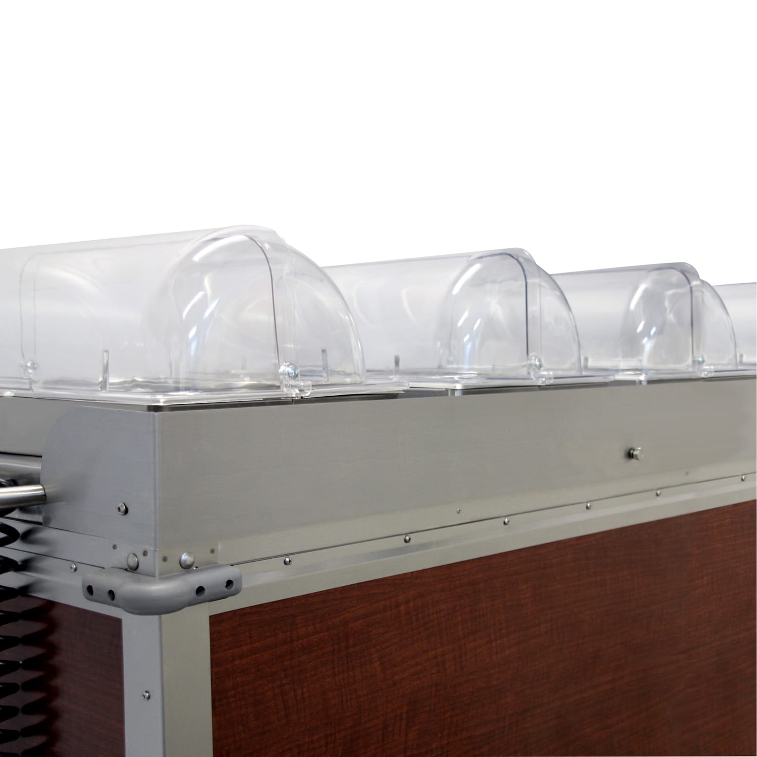 Cadco SS-64 64" Safety Shield for CBC-HHHH Carts, Stainless Steel