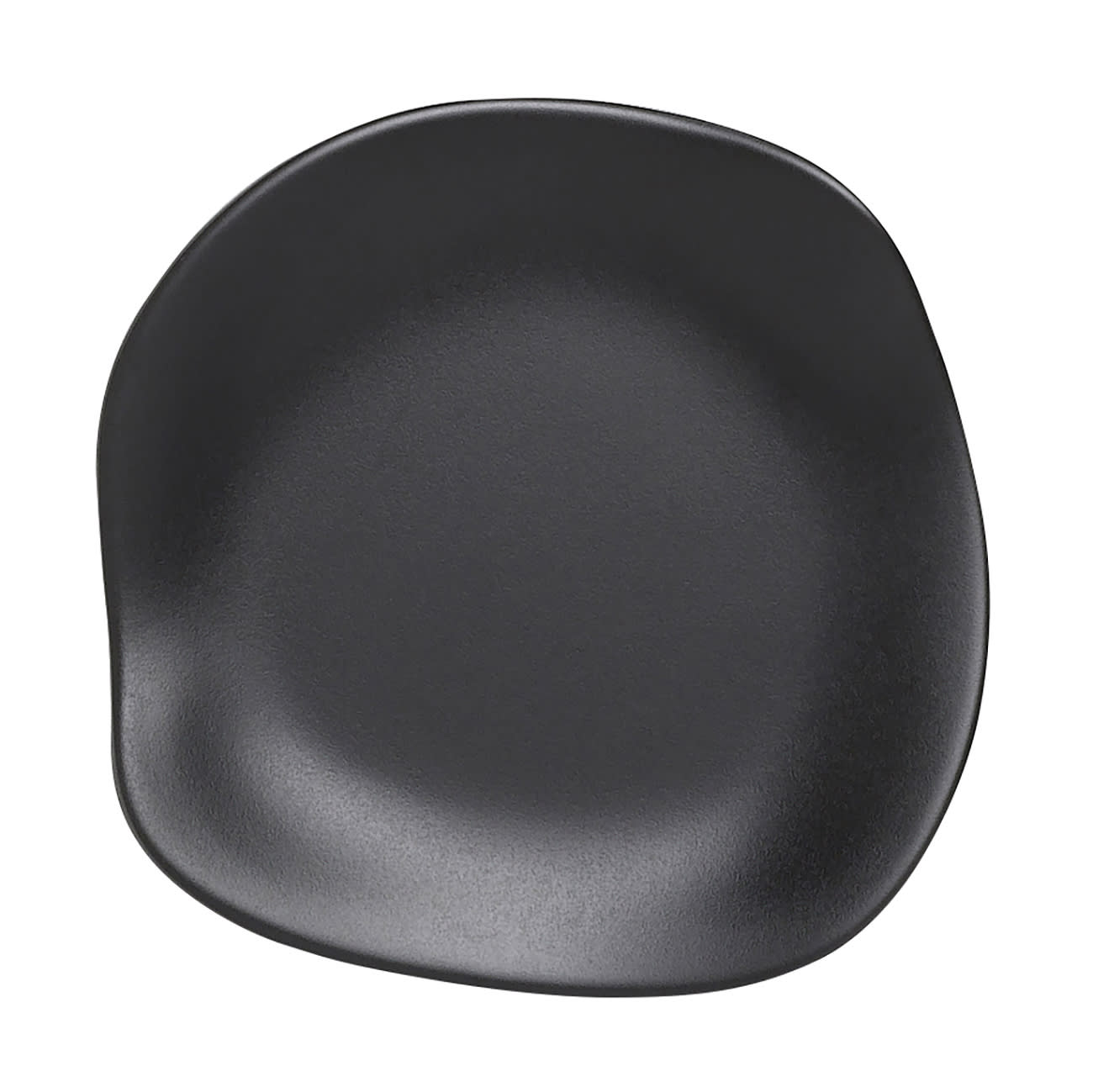 Steelite 7000DD025 9 1/2" Round Melamine Plate, Marisol Black