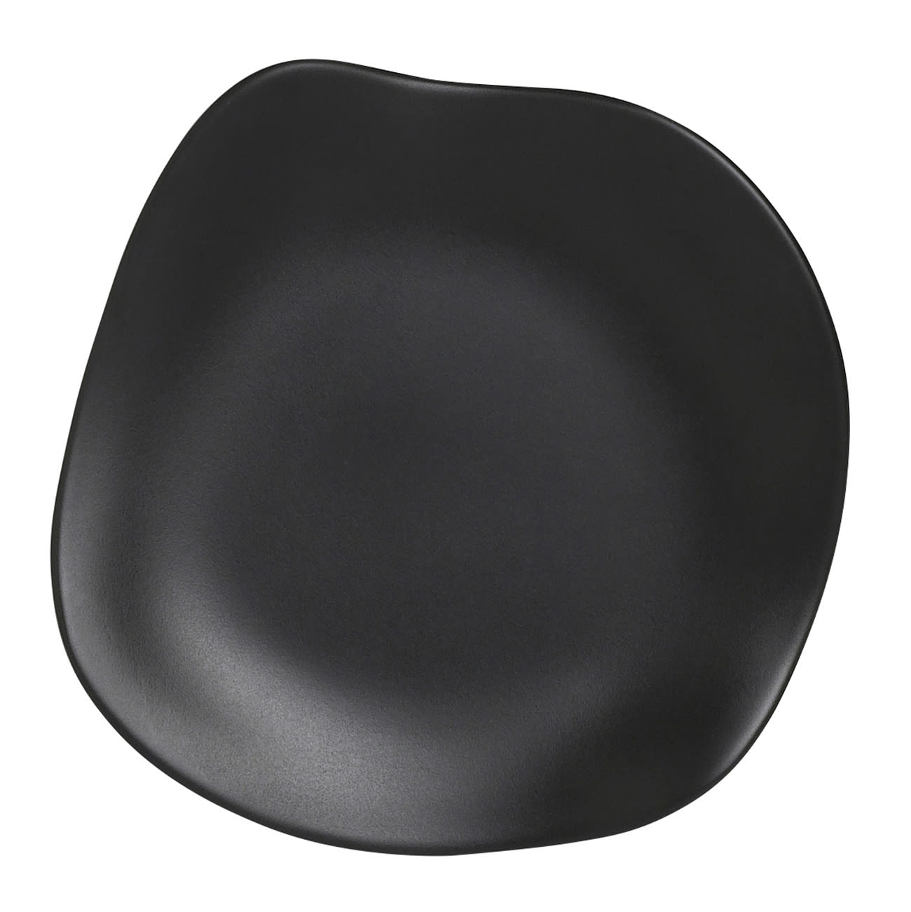 Steelite 7000DD026 7" Round Melamine Plate, Marisol Black