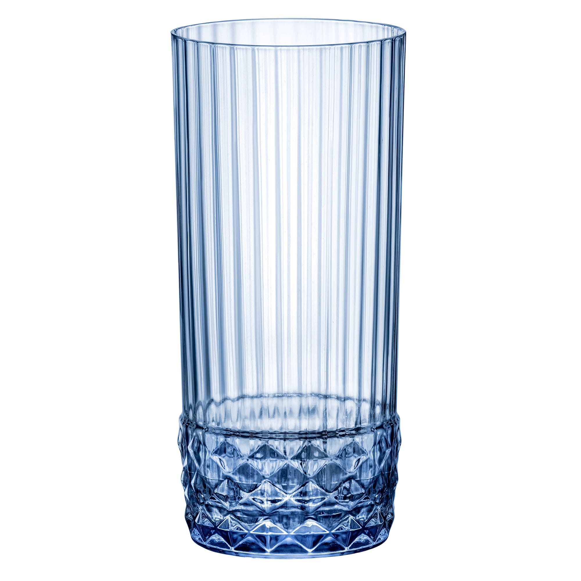 Steelite 49212Q946 16 1/2 oz America 20s Cooler Glass, Sapphire Blue