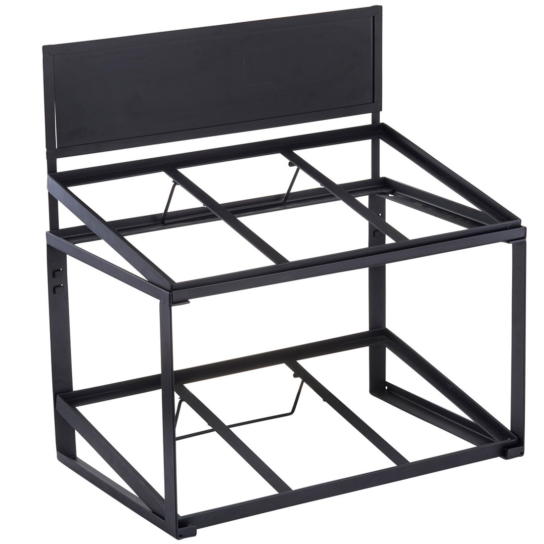 Tablecraft 11000 2 Tier Display Stand - 21 1/2" x 13 1/2" x 22 1/4 ...