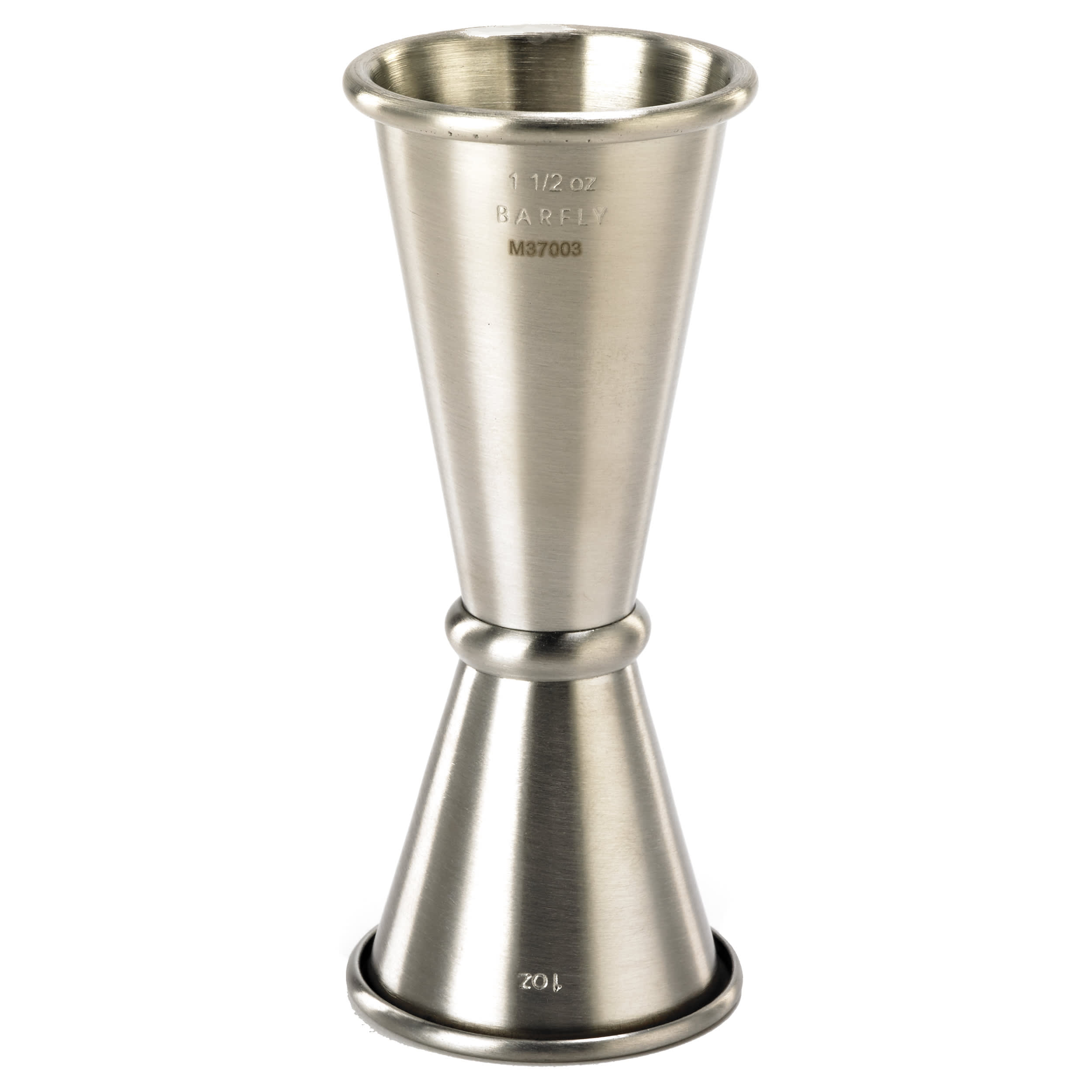 Barfly Double Japanese Style Jigger - 1 oz & 1 1/2 oz, Stainless (M37003)