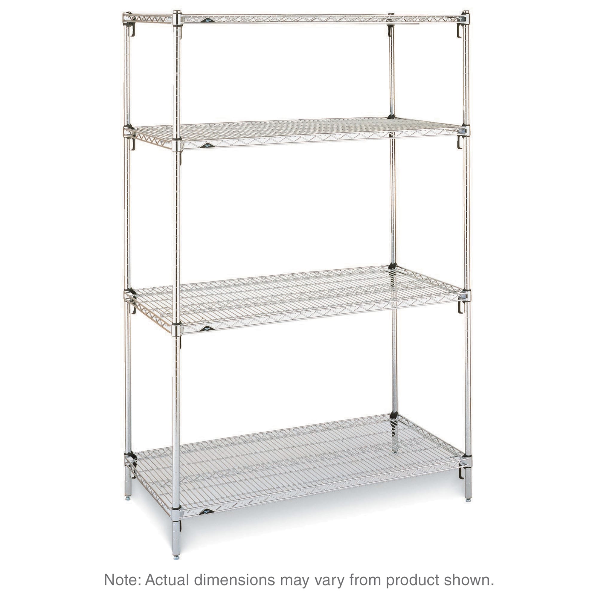 Metro A576C 72" NSF 4-Tier Chrome Wire Shelf Kit - Super Adjustable ...