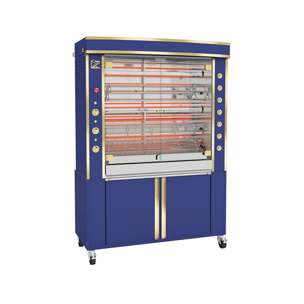 Rotisol USA GF1375-5E-LUX Electric 5 Spit Commercial Rotisserie w/ 30 ...