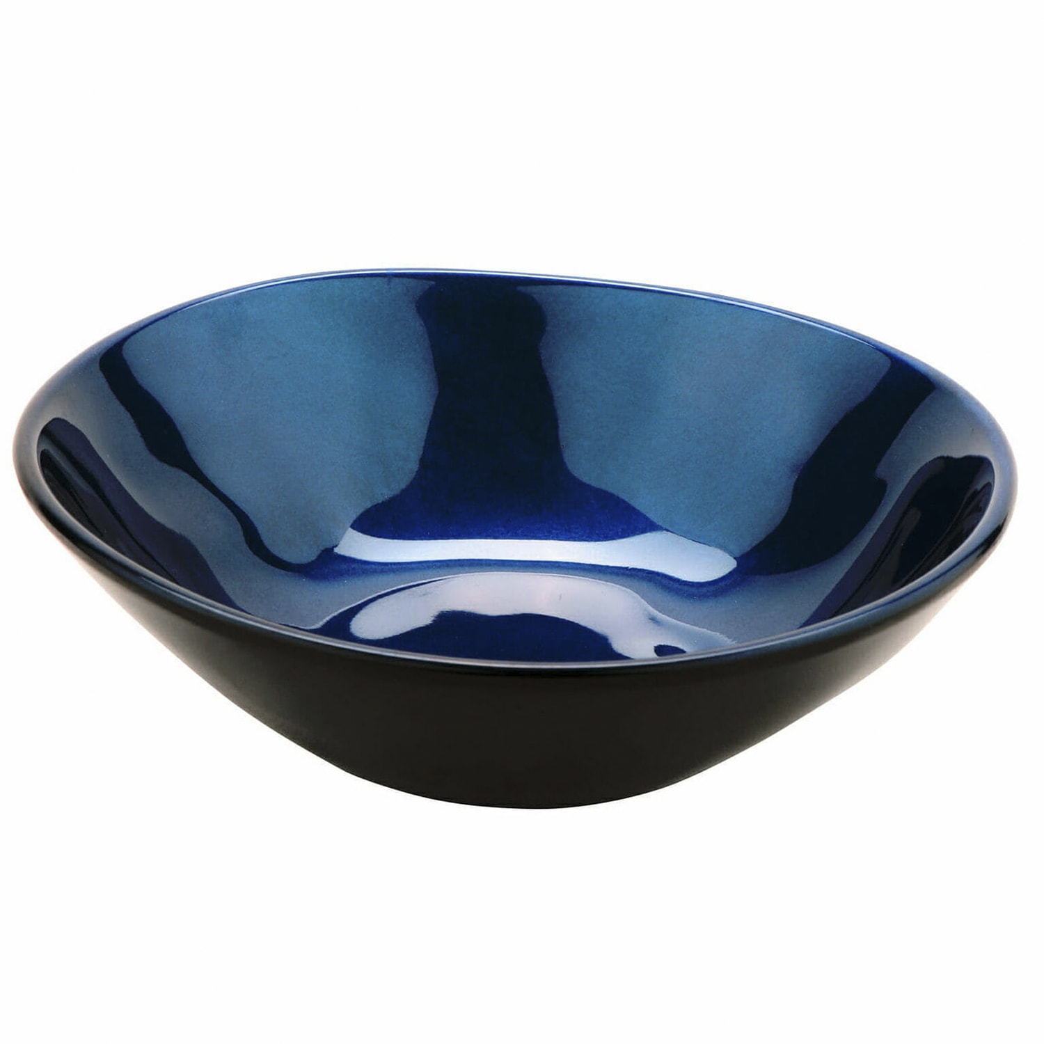 GET 16 oz Round Melamine Soup/Salad Bowl, Cosmo Blue (B-18-CSB)
