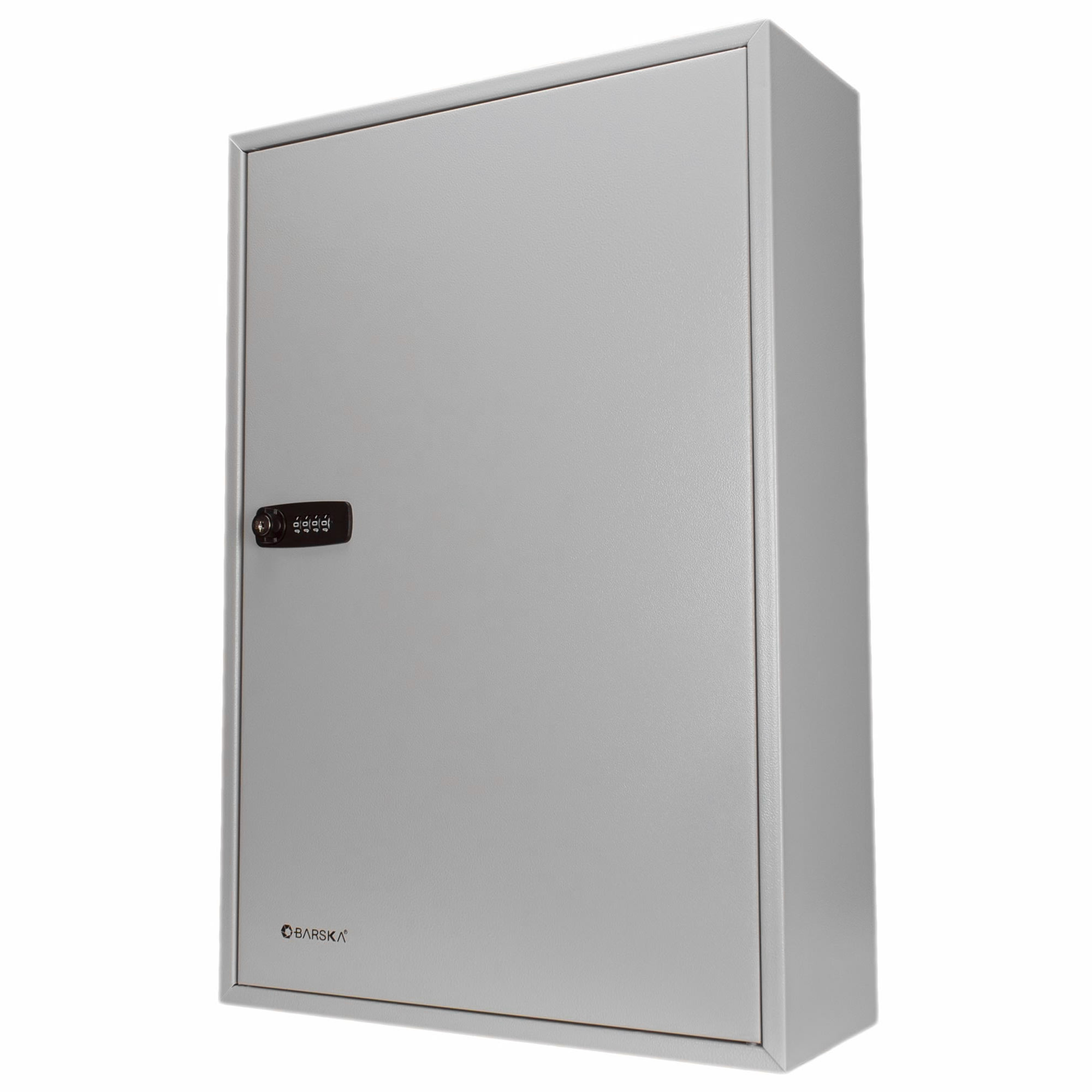 Barska 240 Key Cabinet w/ Combination & Key Lock - Steel, Gray (CB13600)