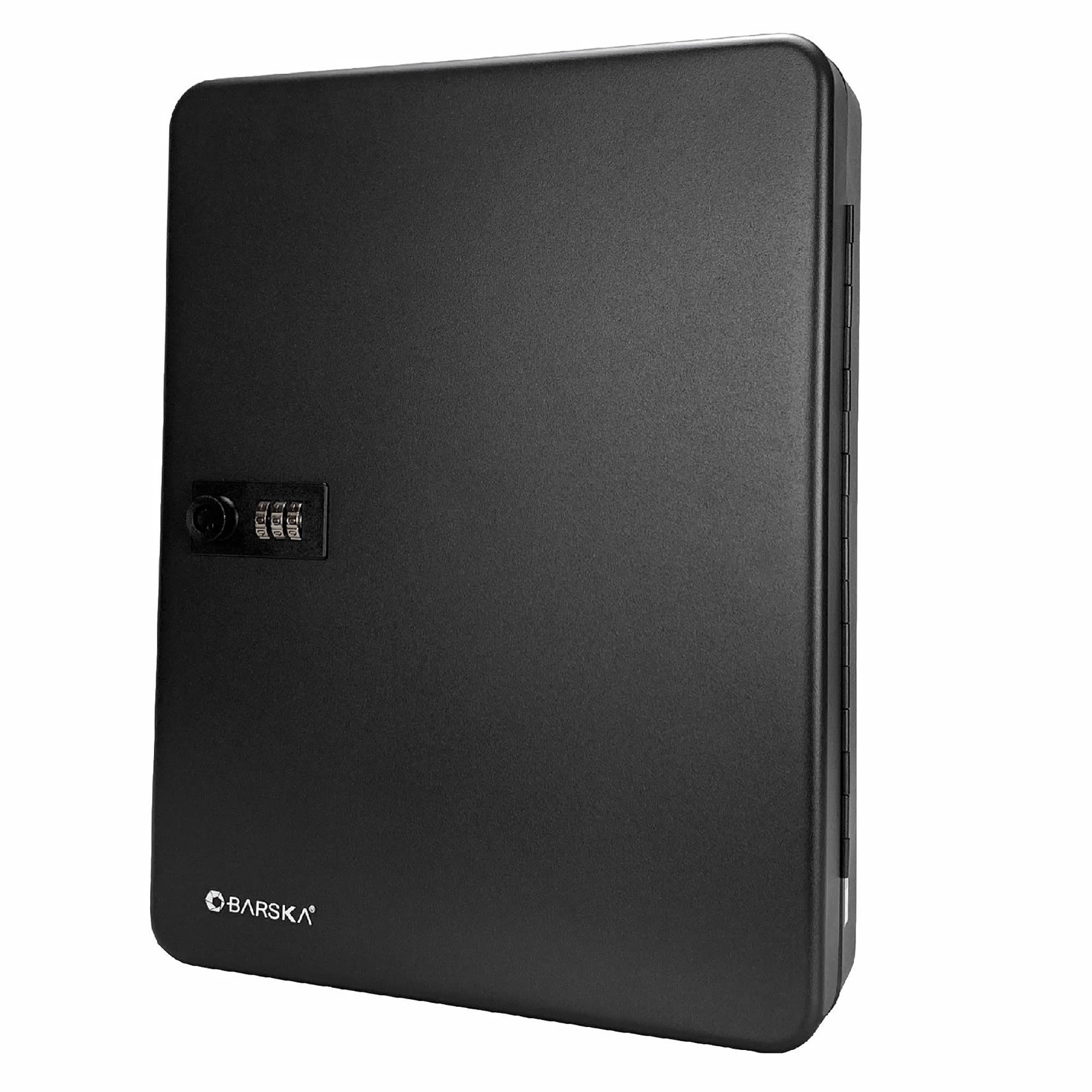 Barska 156 KEYS LOCK BOX WITH COMBINATION LOCK, BLACK (CB13608)
