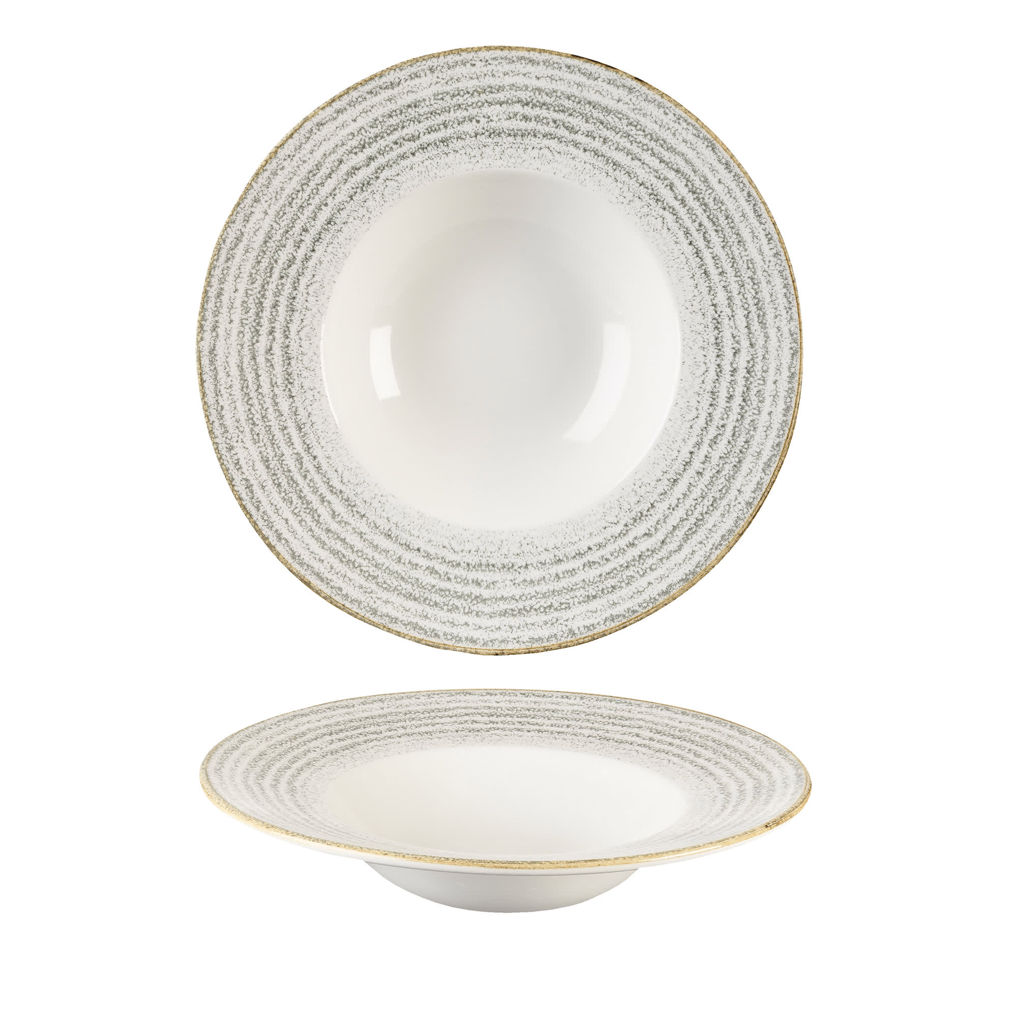 Churchill 16 1/2 oz Round Studio Prints® Wide Rim Bowl - Ceramic, Stone ...