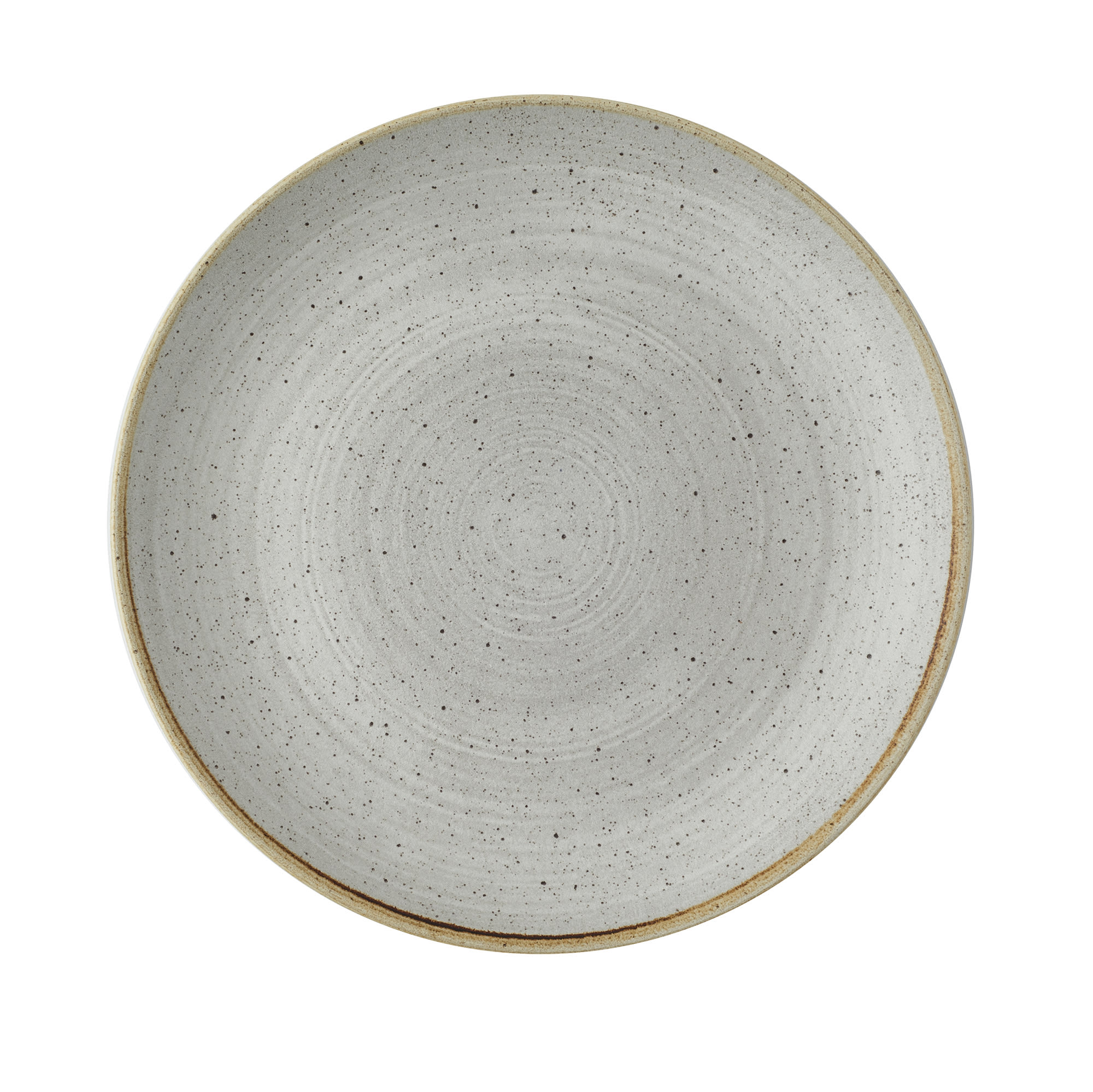 Churchill 10" Round Stonecast® Coupe Plate - Ceramic, Raw Gray (SRGYEV111)