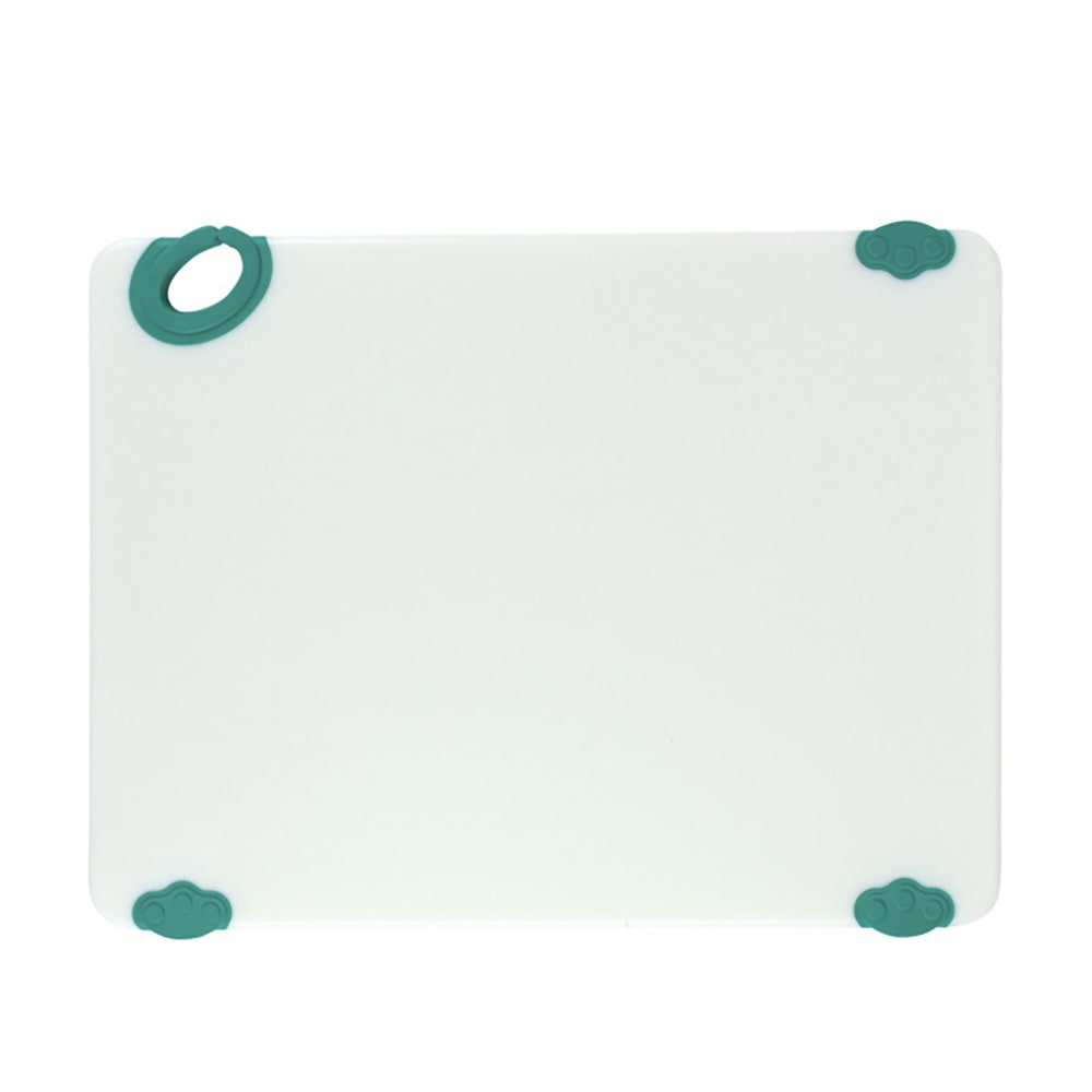 Winco CBN-1520GR Plastic Cutting Board - 15" x 20", Green