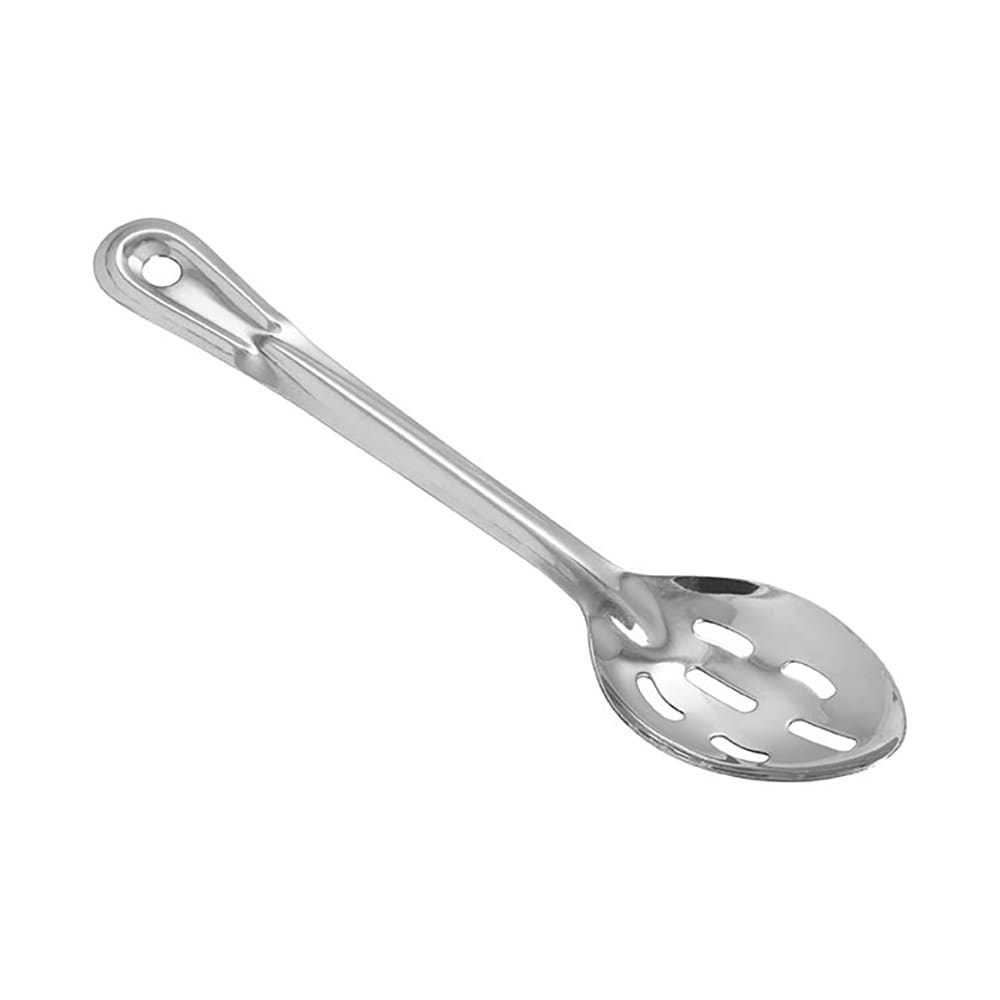 Winco BSSN-11 11" Slotted Basting Spoon, Stainless