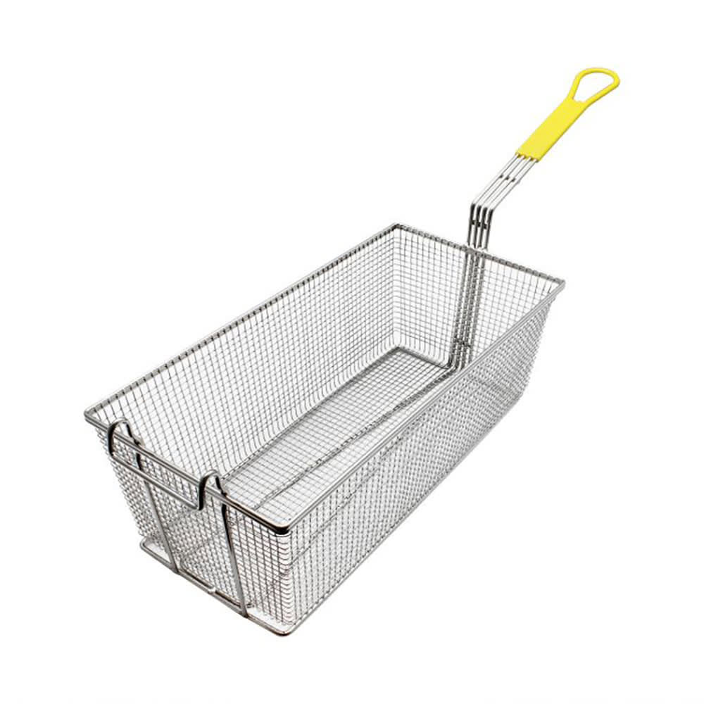 Thunder Group SLFB009 Fryer Basket w/ Coated Handle & Front Hook, 17" x ...