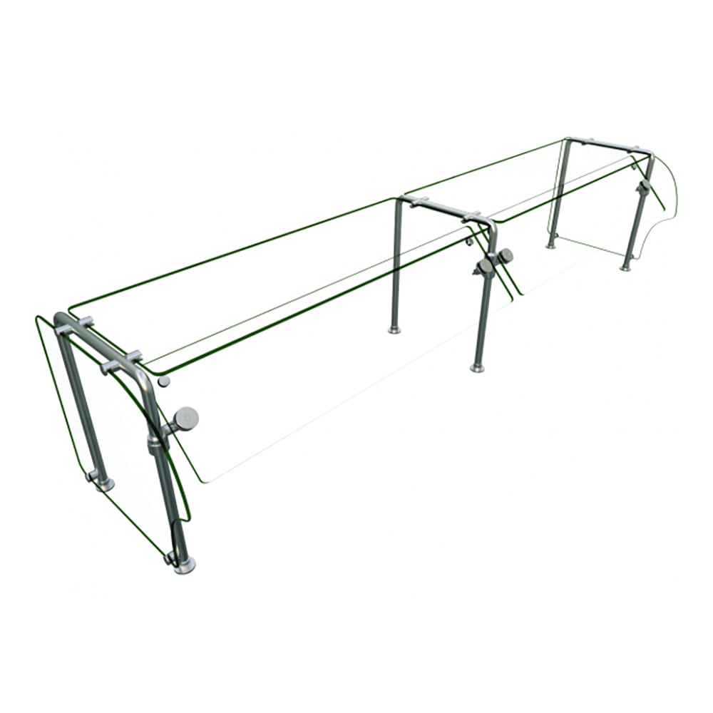 Hatco ES90-96 Self Service Mounted Food Shield - 96" x 24" x 22 5/8 ...