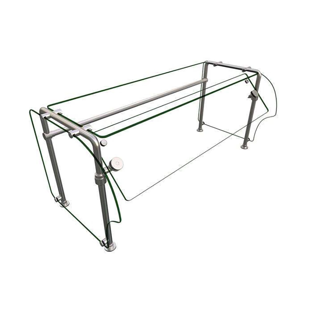 Hatco ES90-48 Self Service Mounted Food Shield - 48" x 24" x 22 5/8 ...