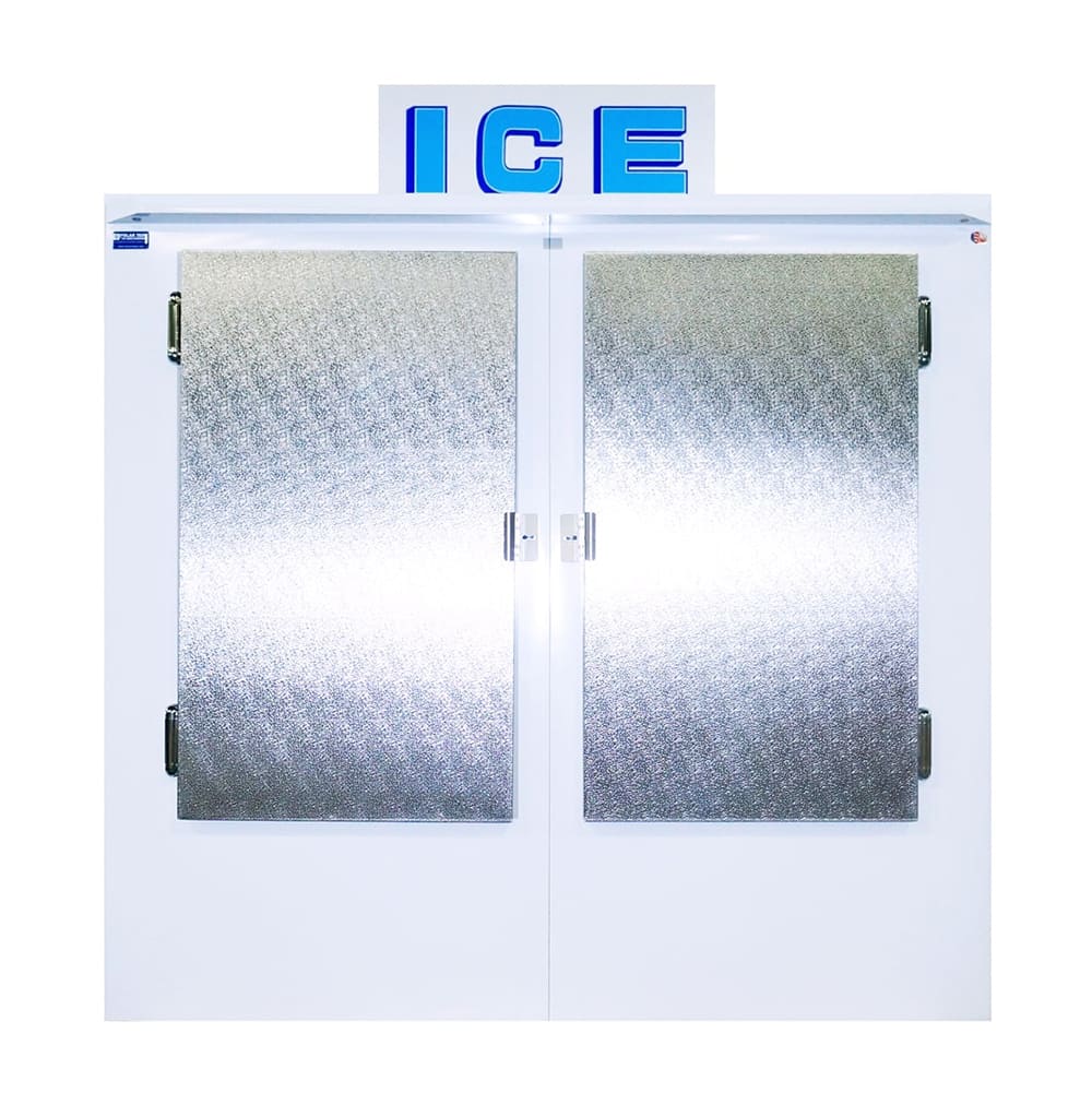 Polar Temp 750ADP 70 1/4" Outdoor Ice Merchandiser w/ (73) 20 lb Bag ...