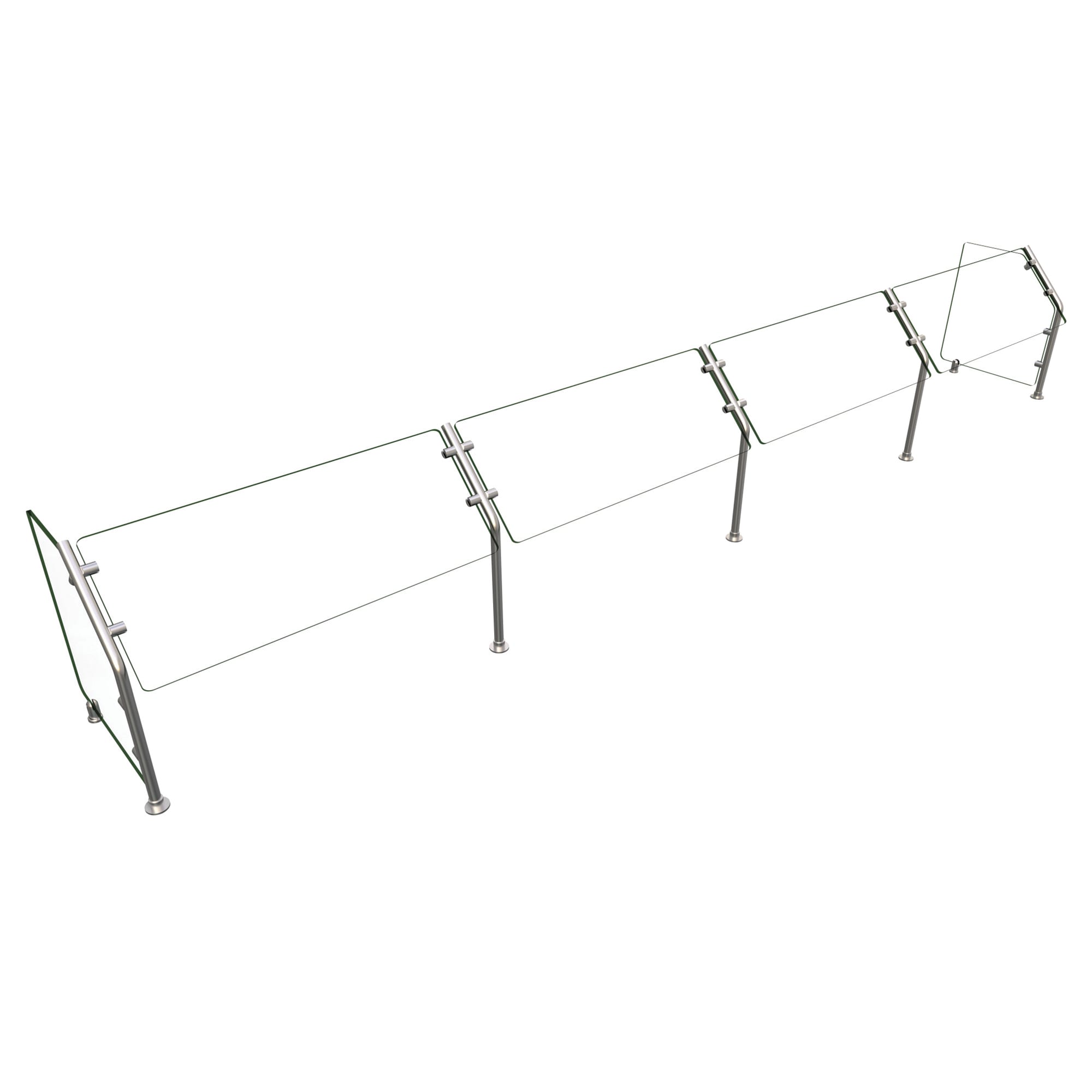 Hatco ES31-144 Self Service Mounted Food Shield - 144" x 18" x 22 ...