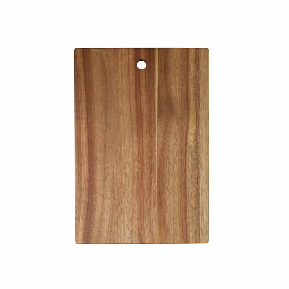 Tablecraft 11295 Rectangular Serving Board - 18" x 11 7/8", Acacia Wood