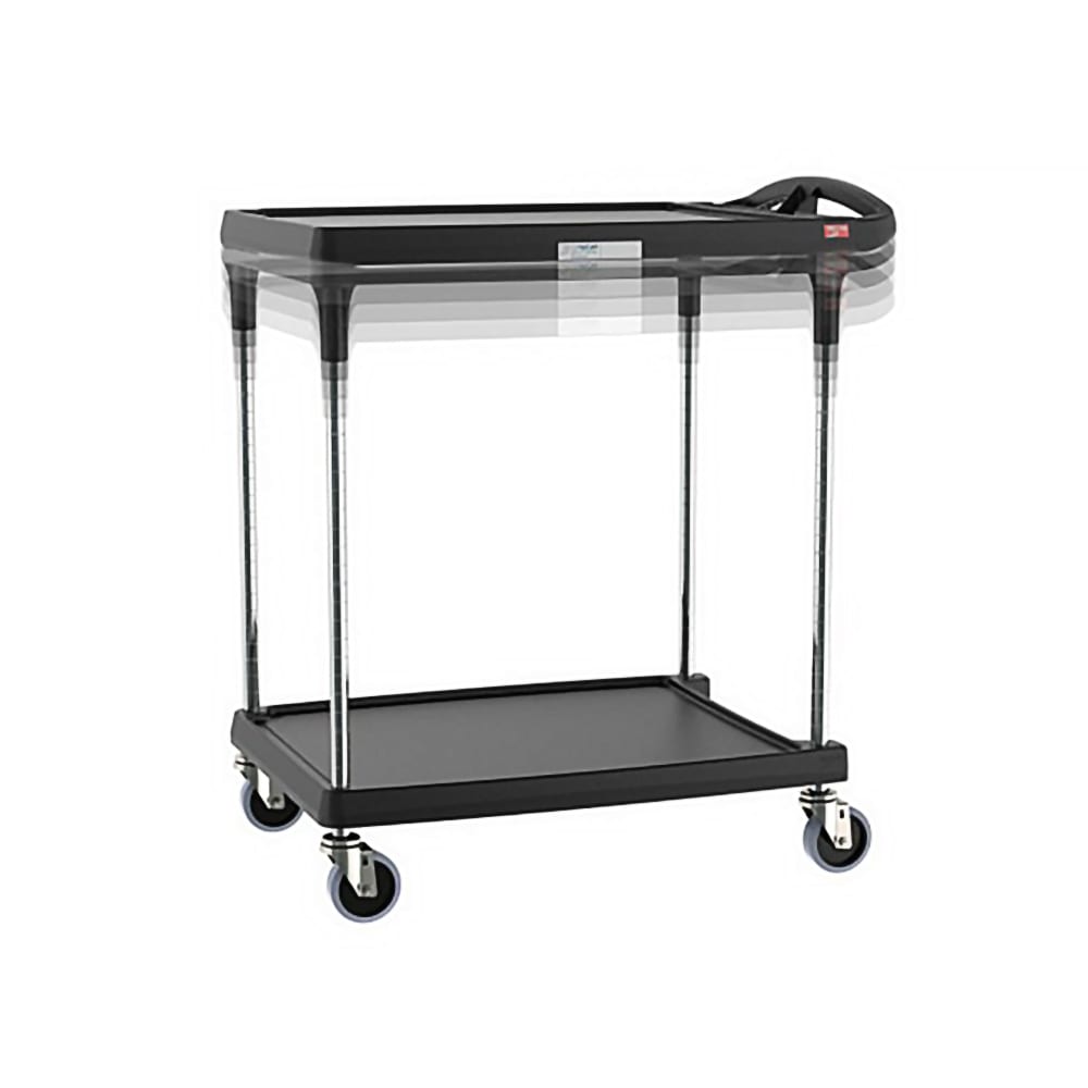 Metro MY2030-24BL-PL 2 Level Polymer Utility Cart w/ 300 lb Capacity ...