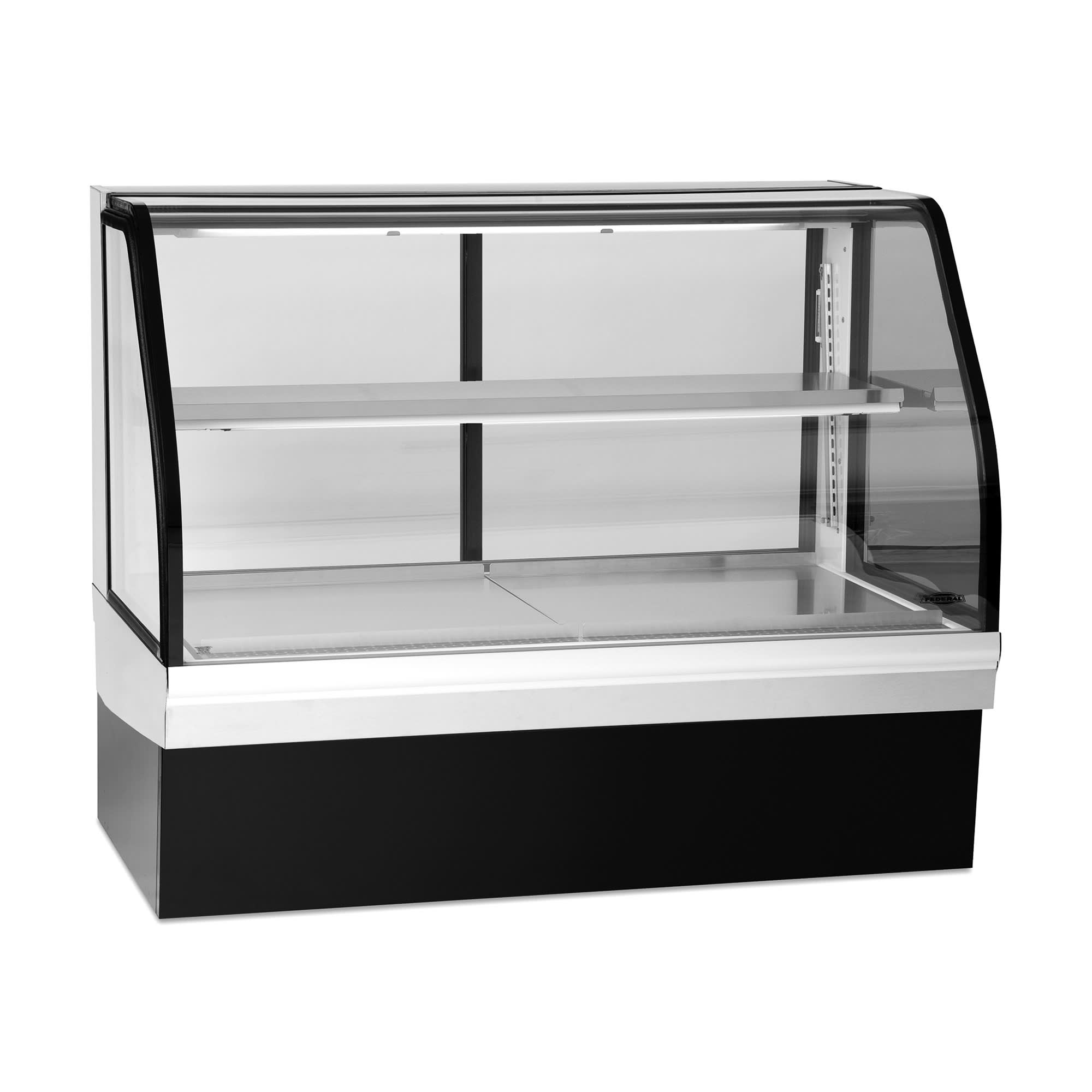 Federal ECGR59CD 59" Full Service Deli Case w/ Curved Glass - (2 ...