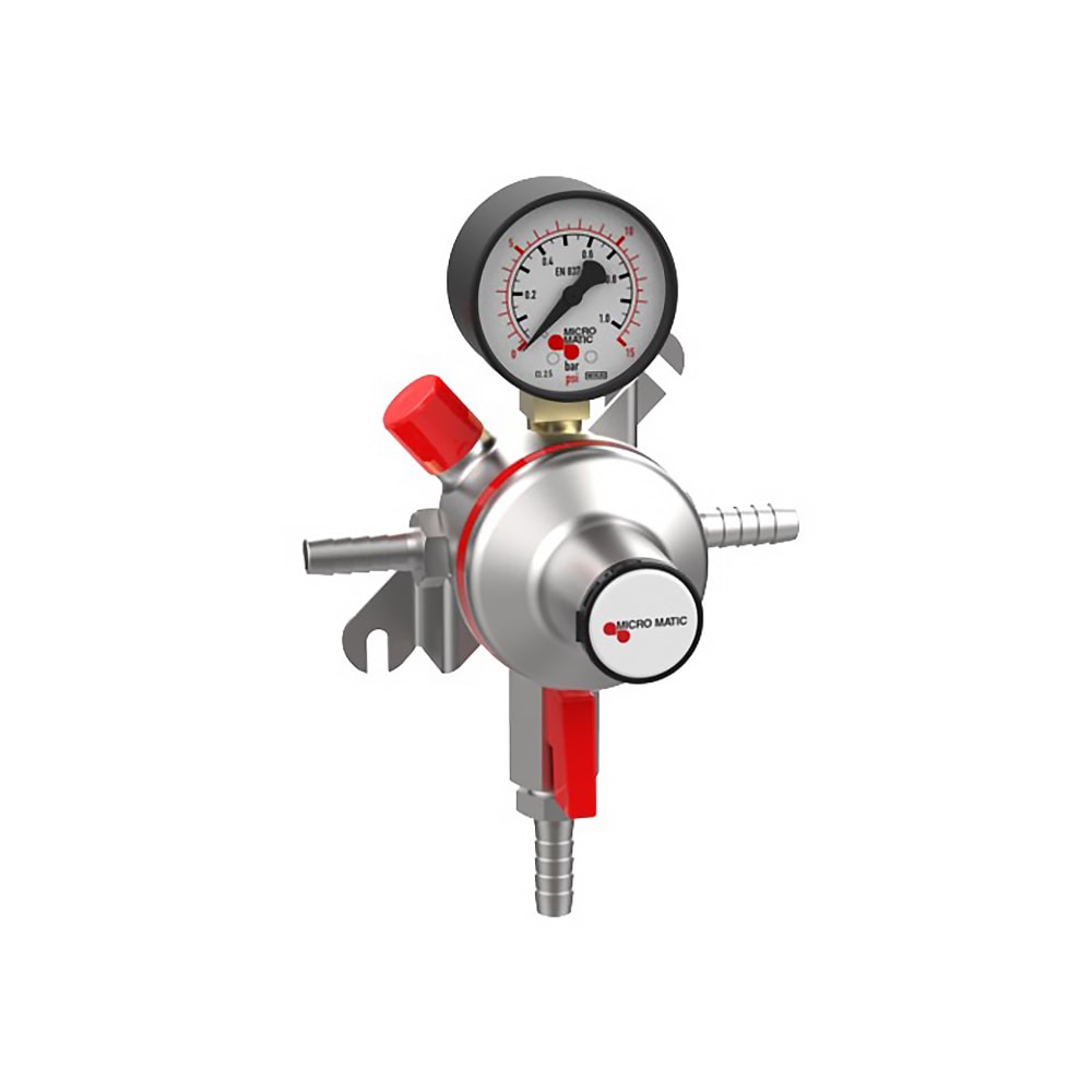 Micro Matic 8011-PP Economy Single Gauge Secondary Low Pressure Regulator