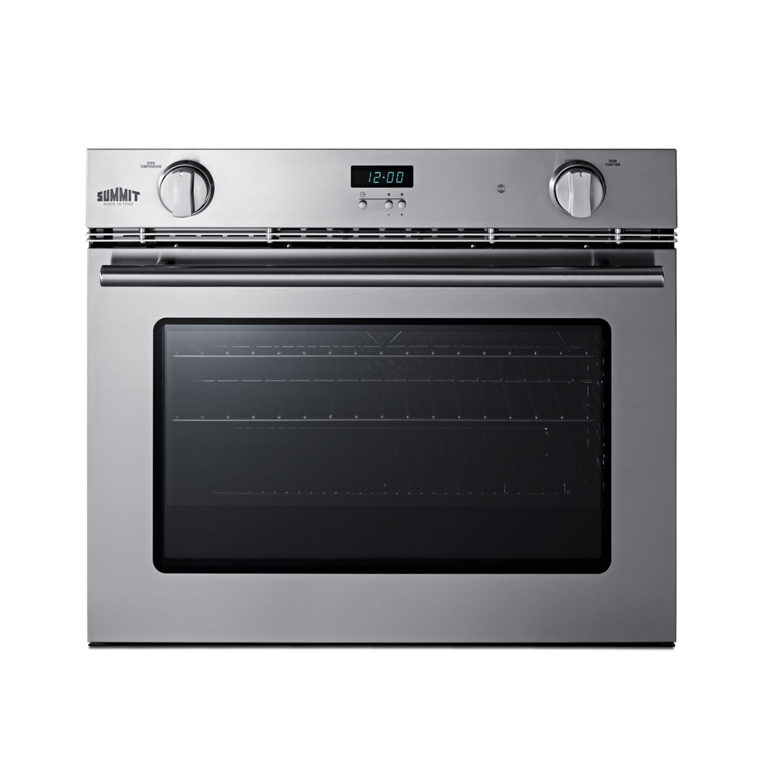 Summit SGWOGD27 27" Gas Wall Oven w/ Window - Stainless, Convertible