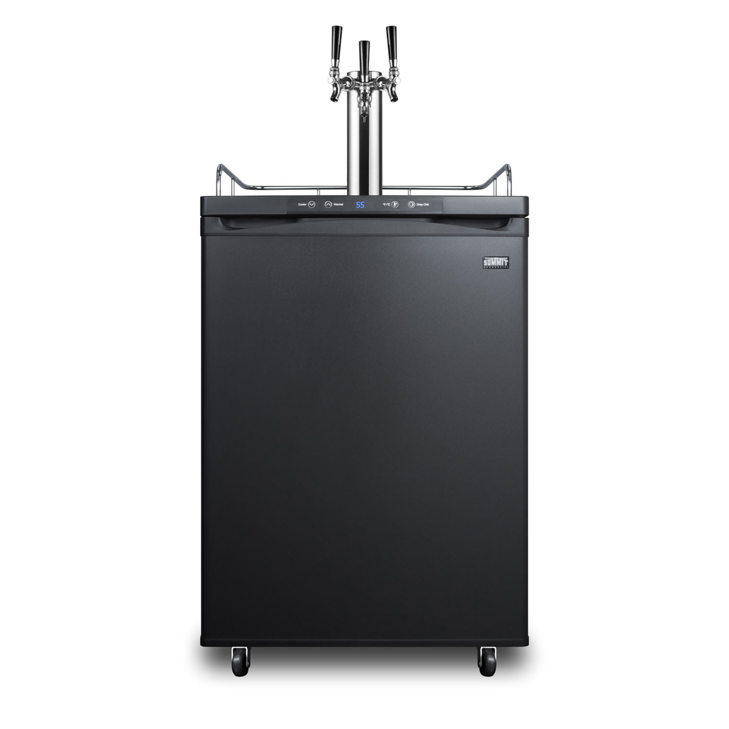 Summit SBC635MTRIPLE 24" Kegerator Beer Dispenser w/ (2) Keg Capacity ...