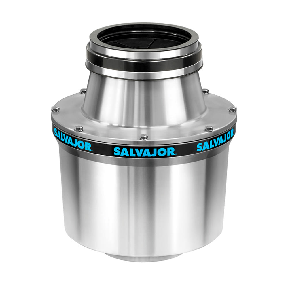 Salvajor 200-CA-MSS 4603 Complete Disposer Package, 2 HP, 12 in Cone ...