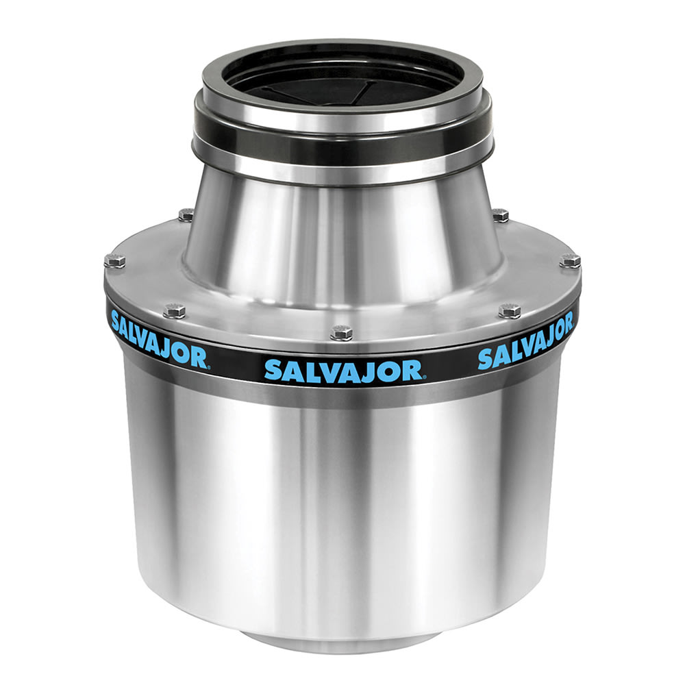 Salvajor 200-SA-MSS 2301 Disposer Package, Sink/Trough Mount, 2 HP, 230/1 V